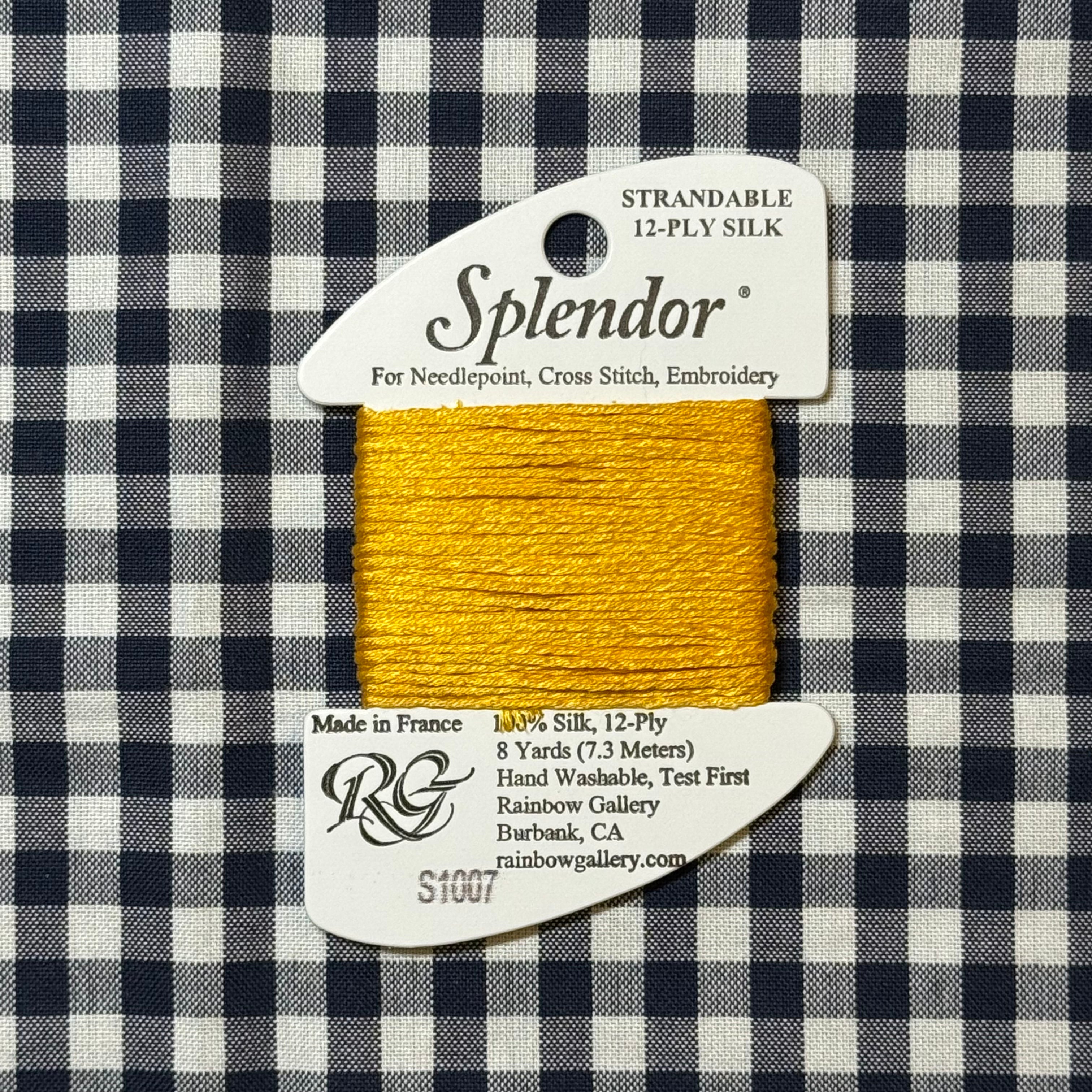 S1007 Lite Marigold | Splendor – The Needlepoint Clubhouse