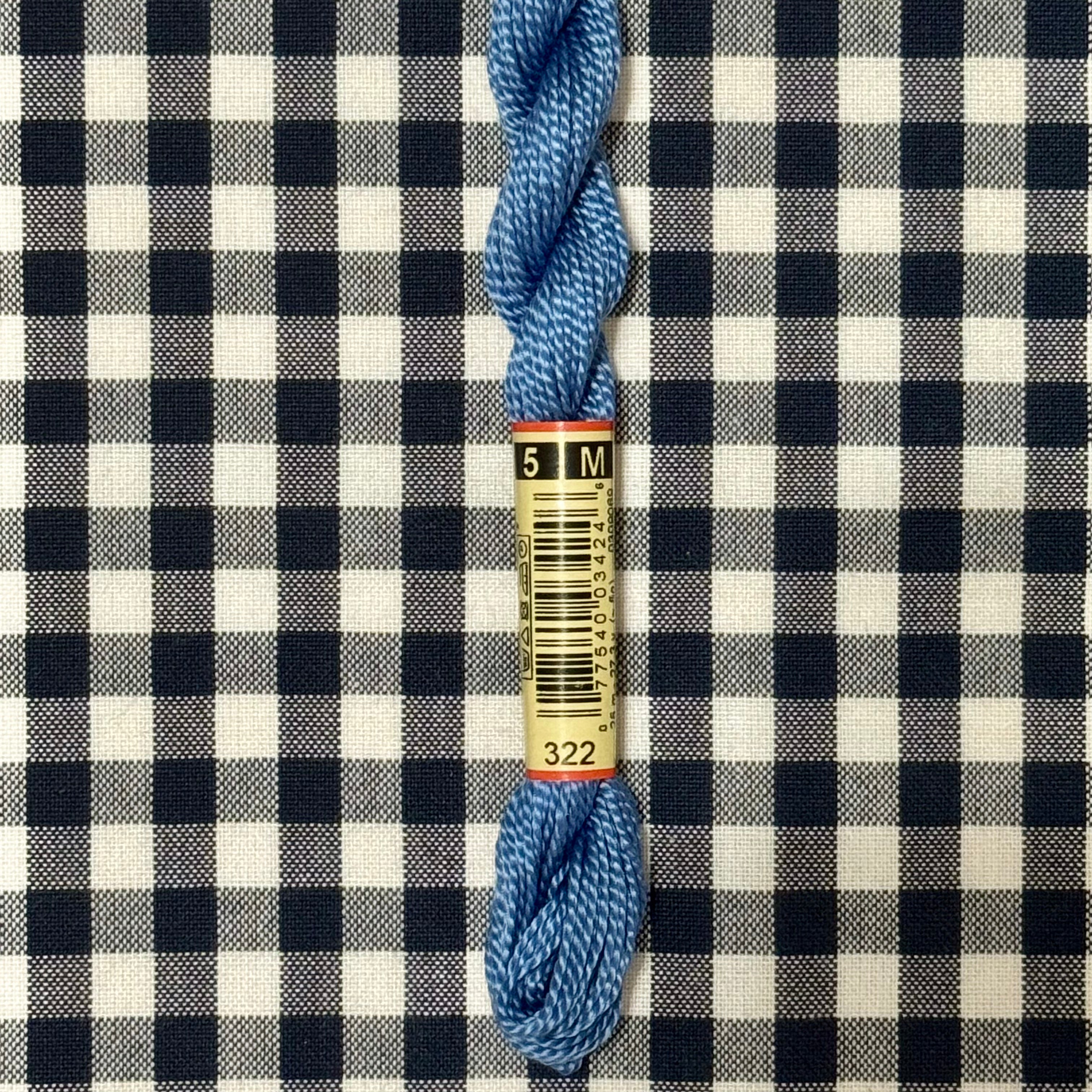 322 Dark Baby Blue | DMC Pearl Cotton 5 – The Needlepoint Clubhouse