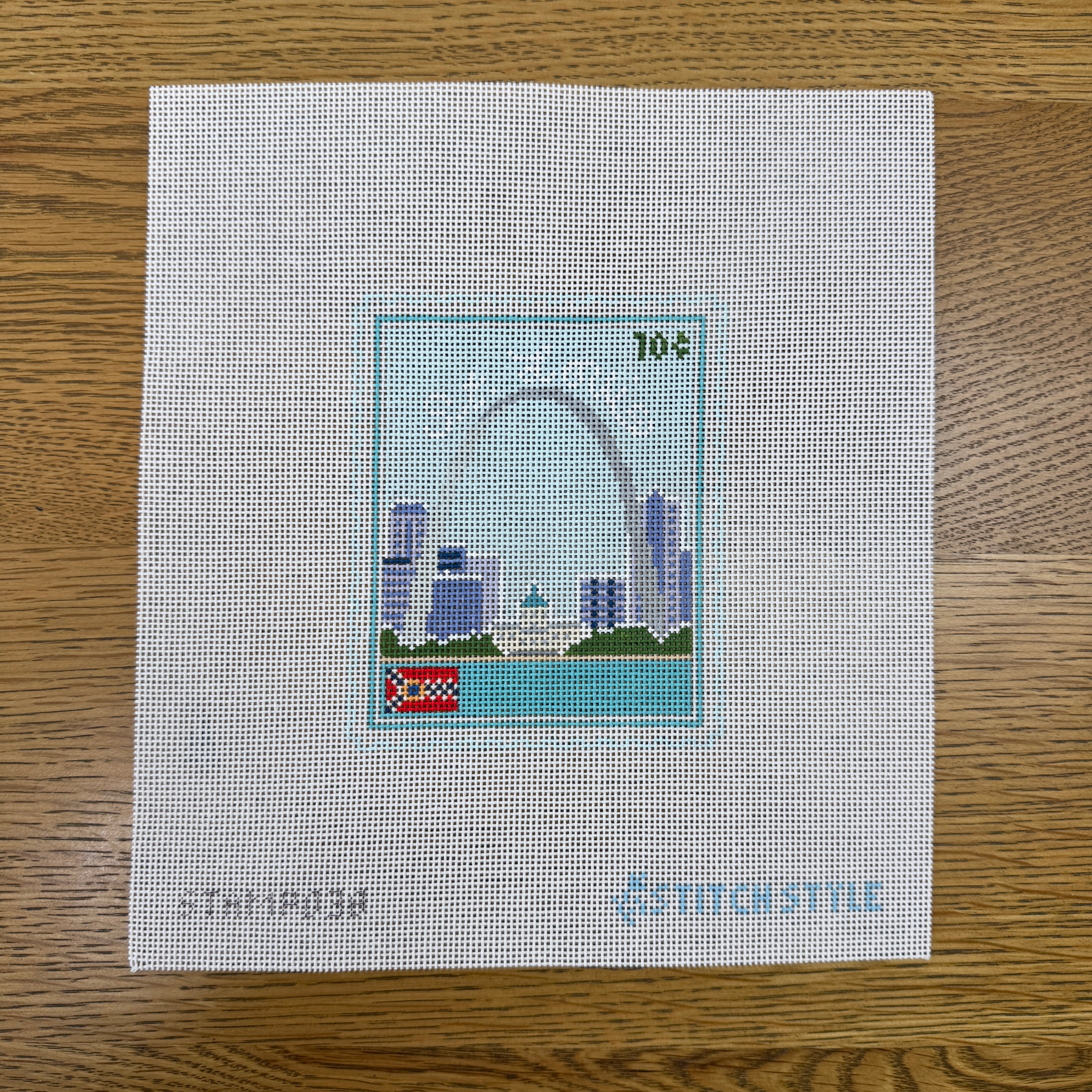 St. Louis Stamp – The Needlepoint Clubhouse