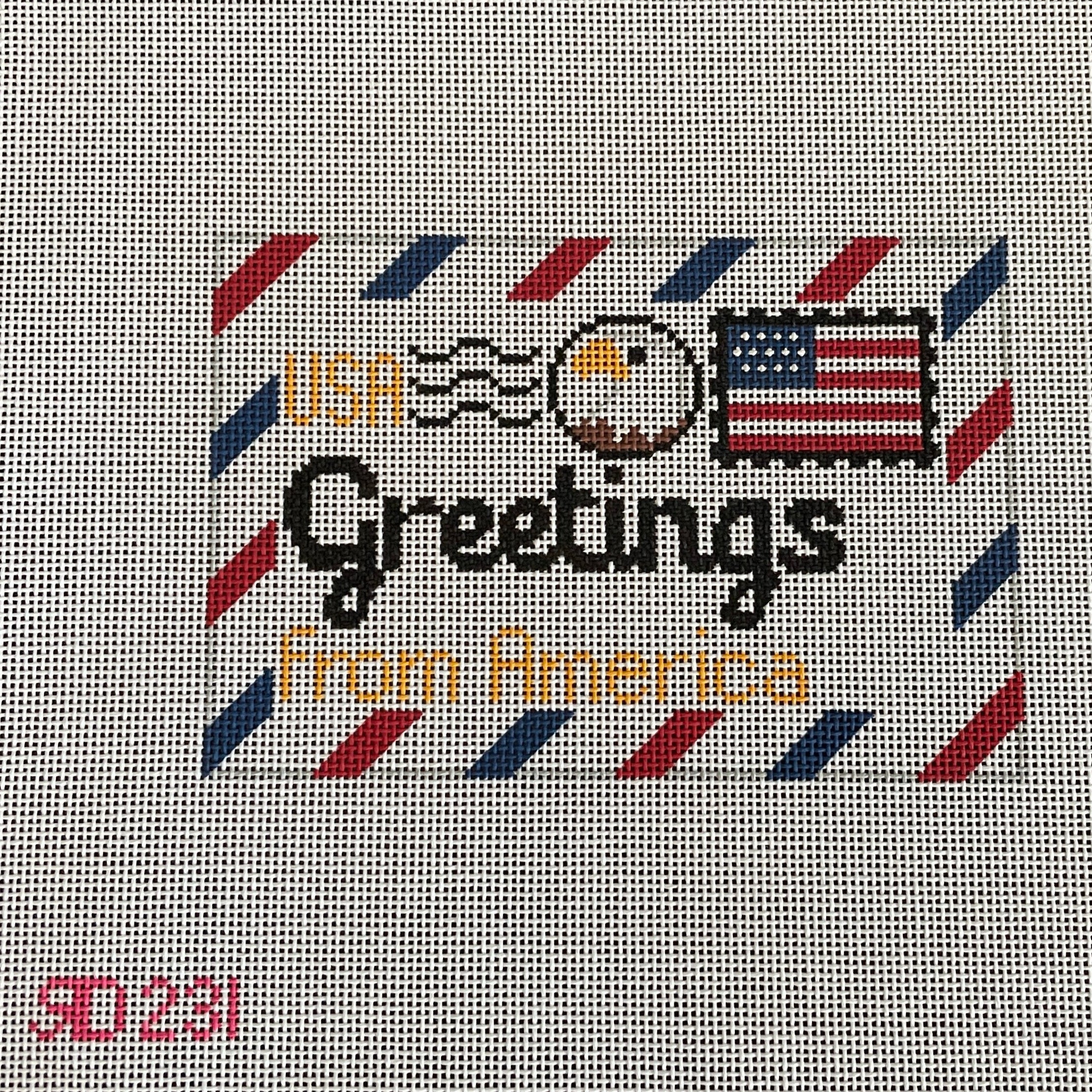 America Mini Letter – The Needlepoint Clubhouse