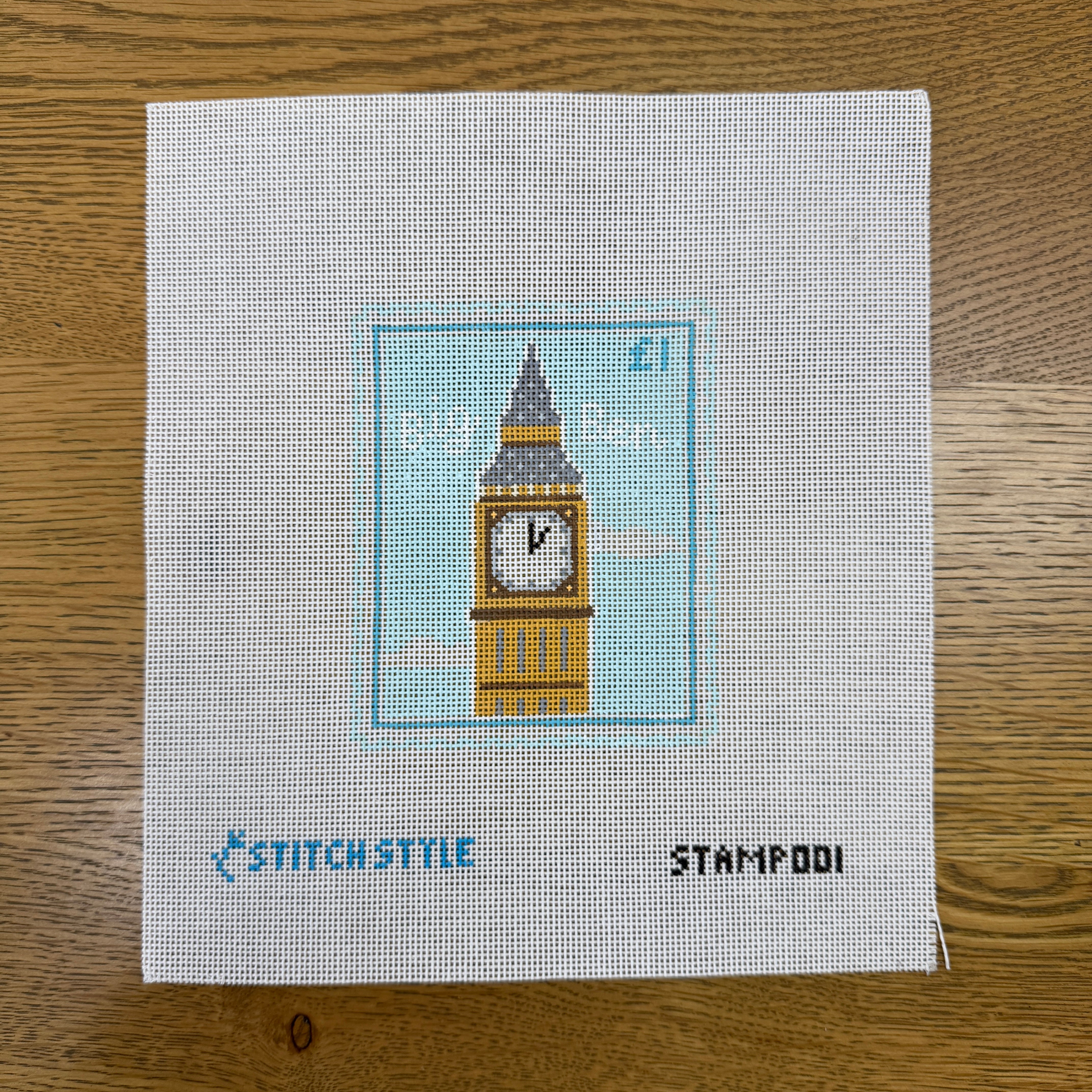 Big Ben Stamp – The Needlepoint Clubhouse