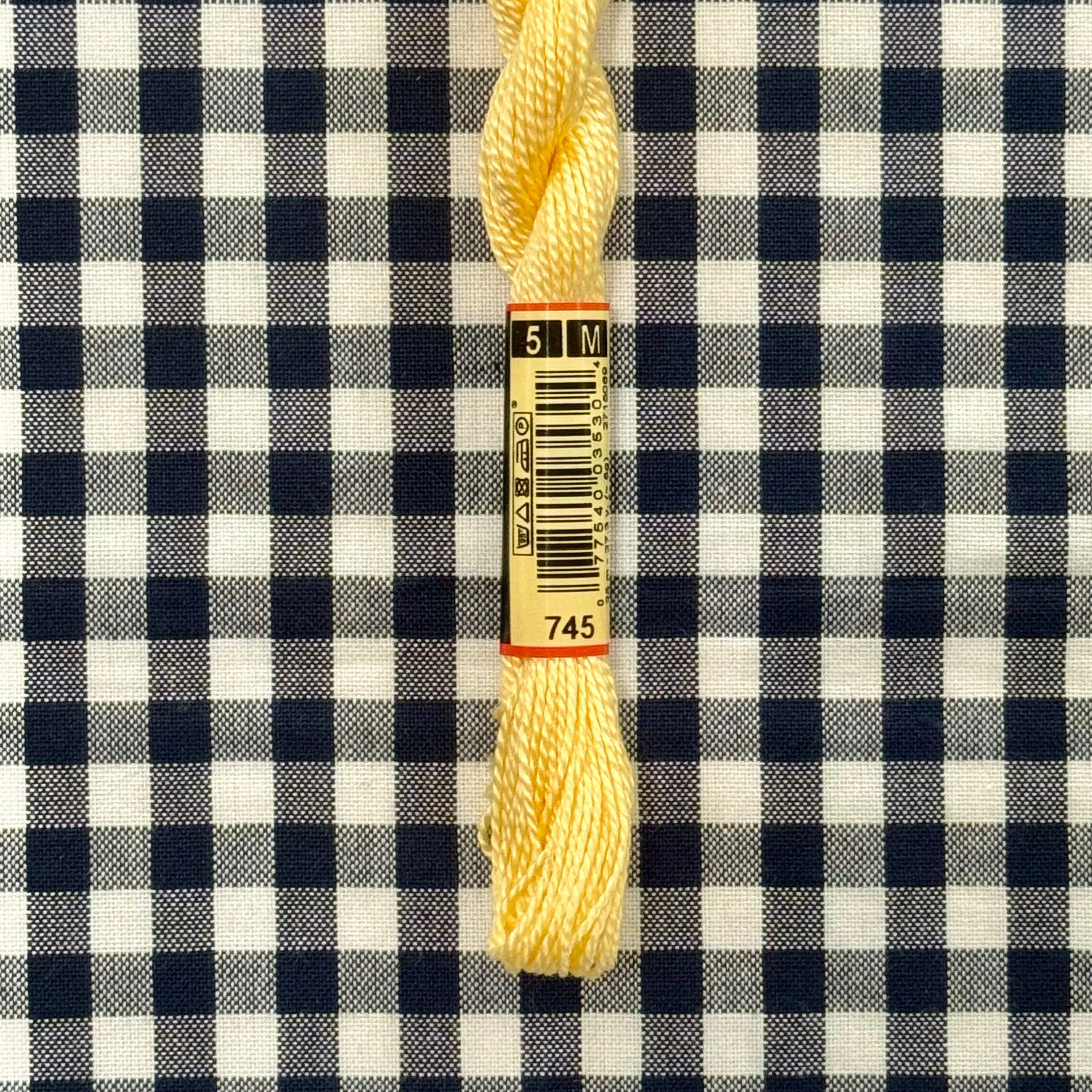 745 Light Pale Yellow | DMC Pearl Cotton 5 – The Needlepoint Clubhouse