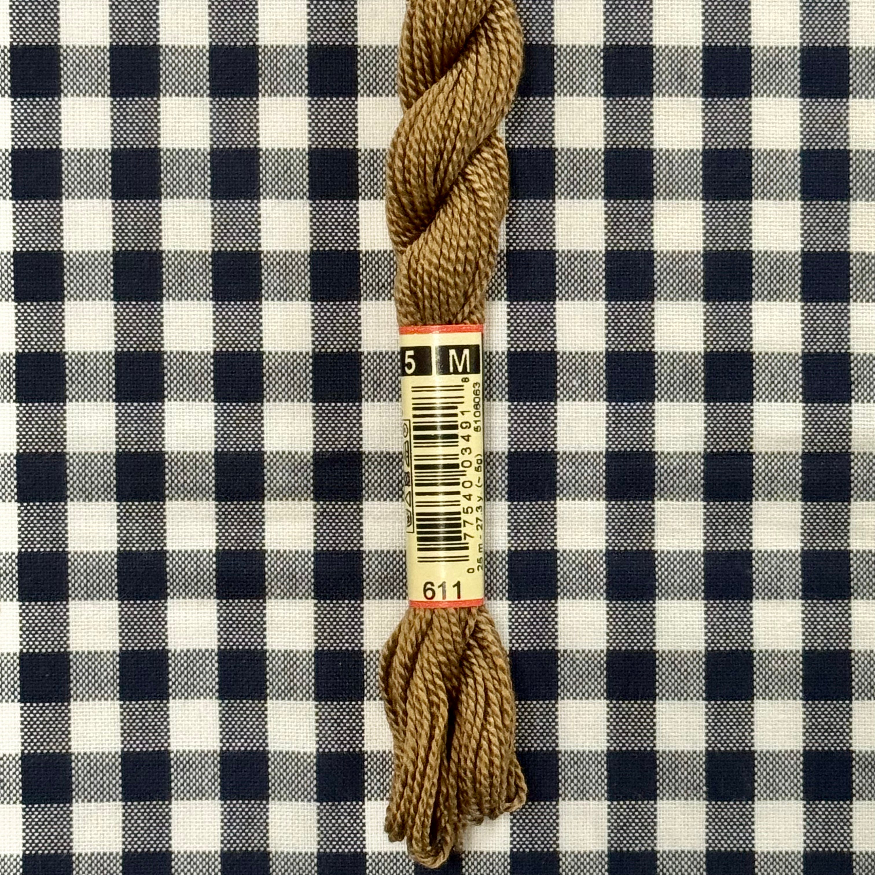 611 Drab Brown | DMC Pearl Cotton 5 – The Needlepoint Clubhouse