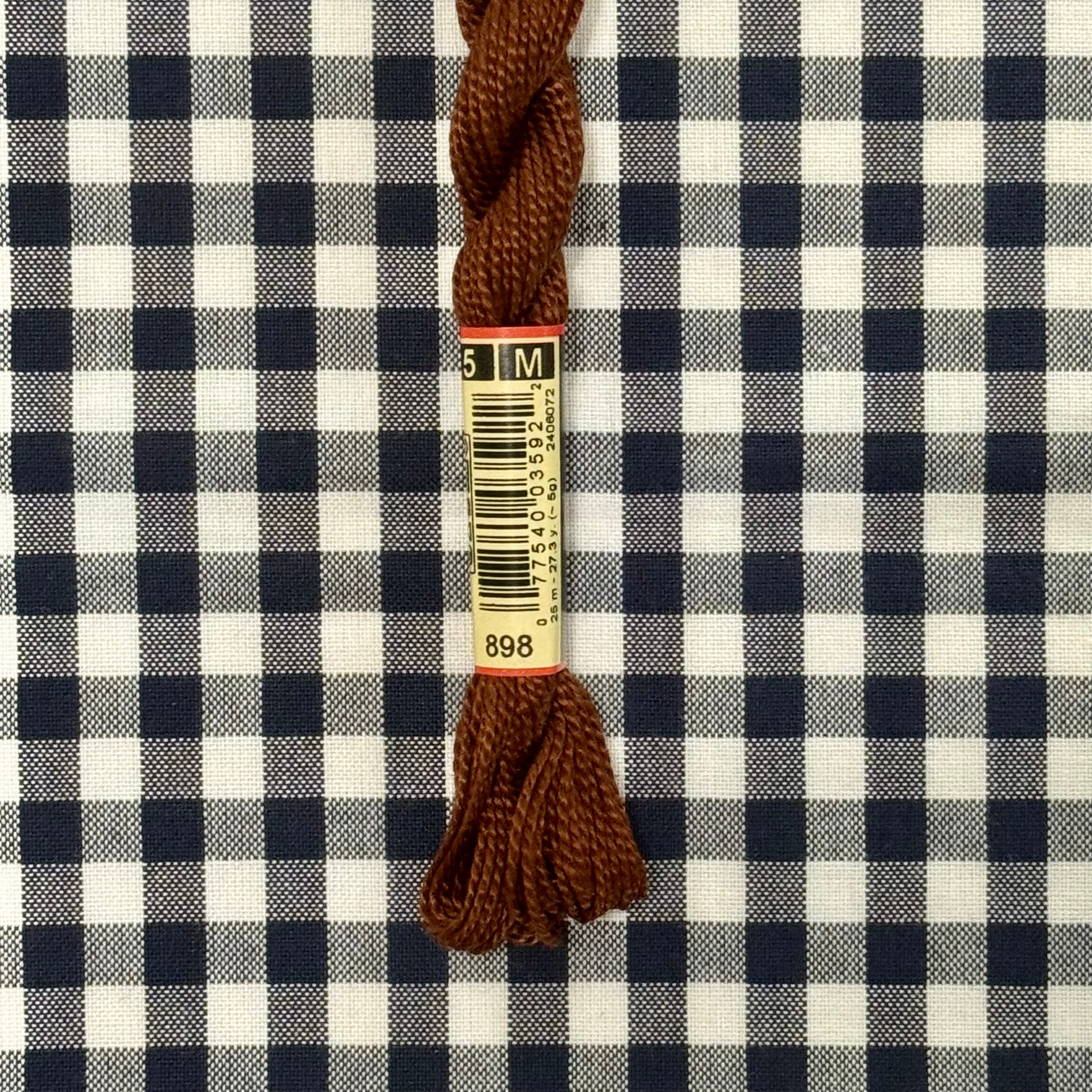 898 Very Dark Coffee Brown | DMC Pearl Cotton 5 – The Needlepoint Clubhouse