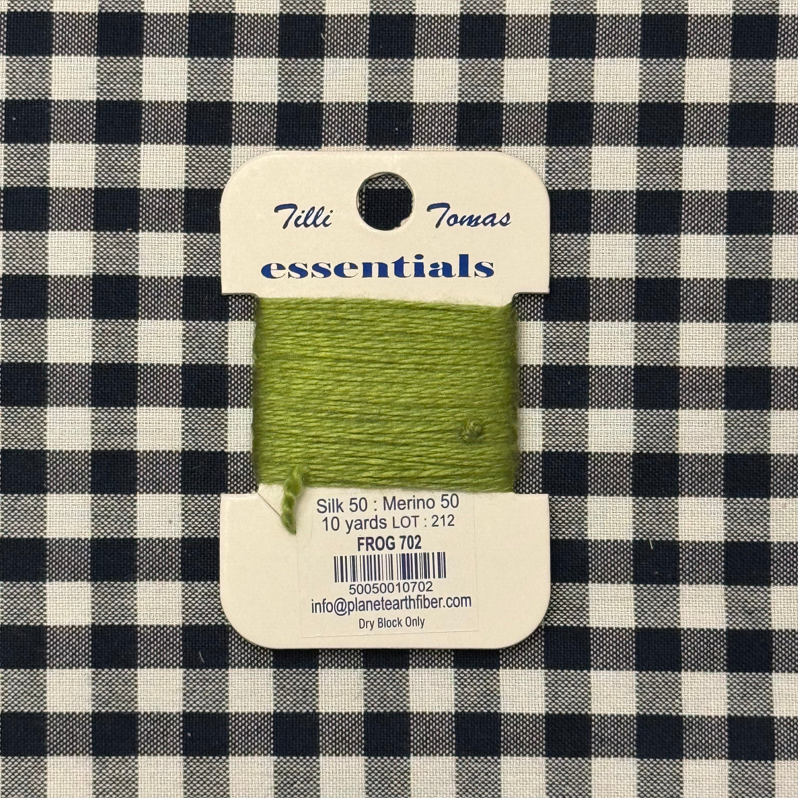 Essentials Thread 702 Frog | Essentials – Premium Needlepoint Thread ...