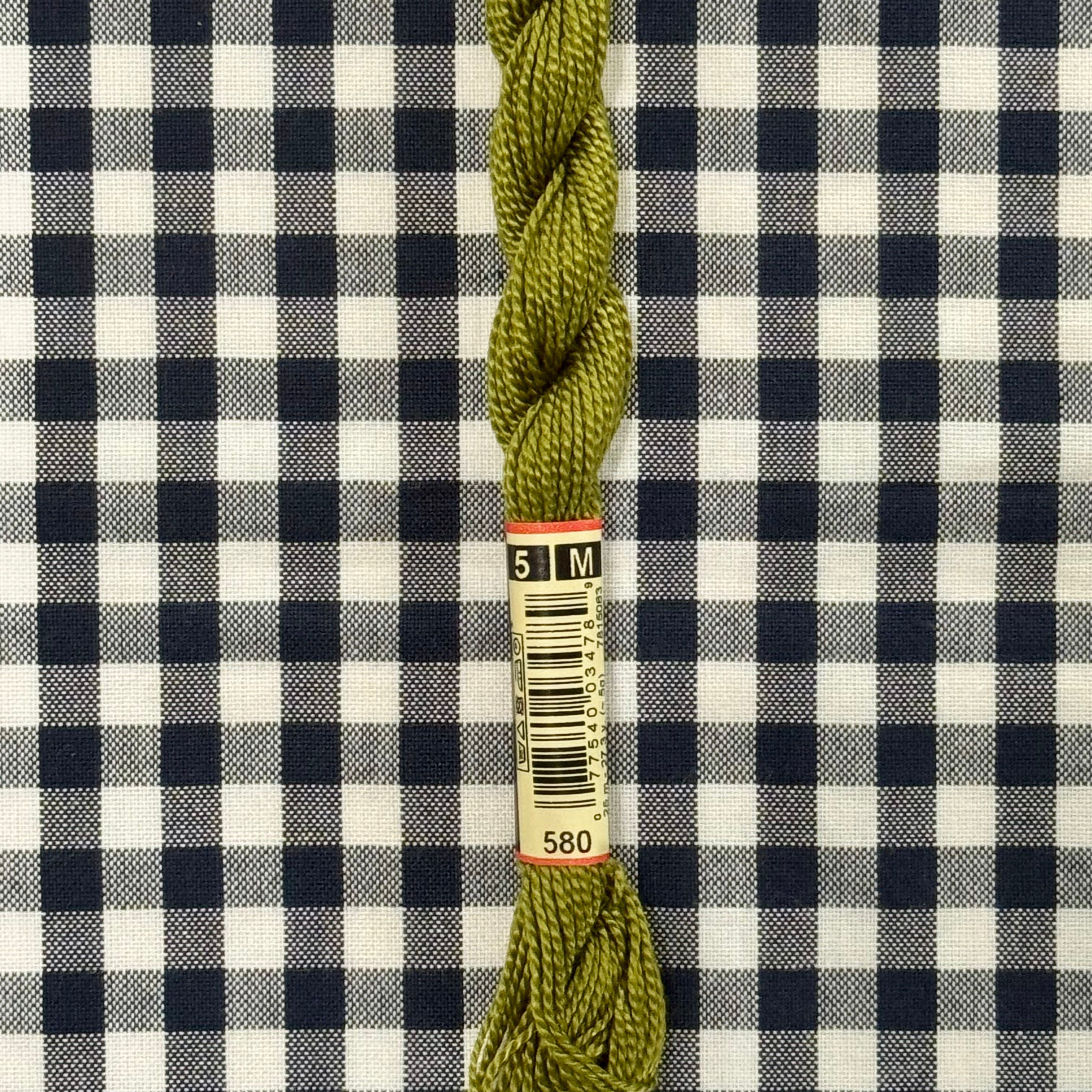 580 Dark Moss Green | DMC Pearl Cotton 5 – The Needlepoint Clubhouse