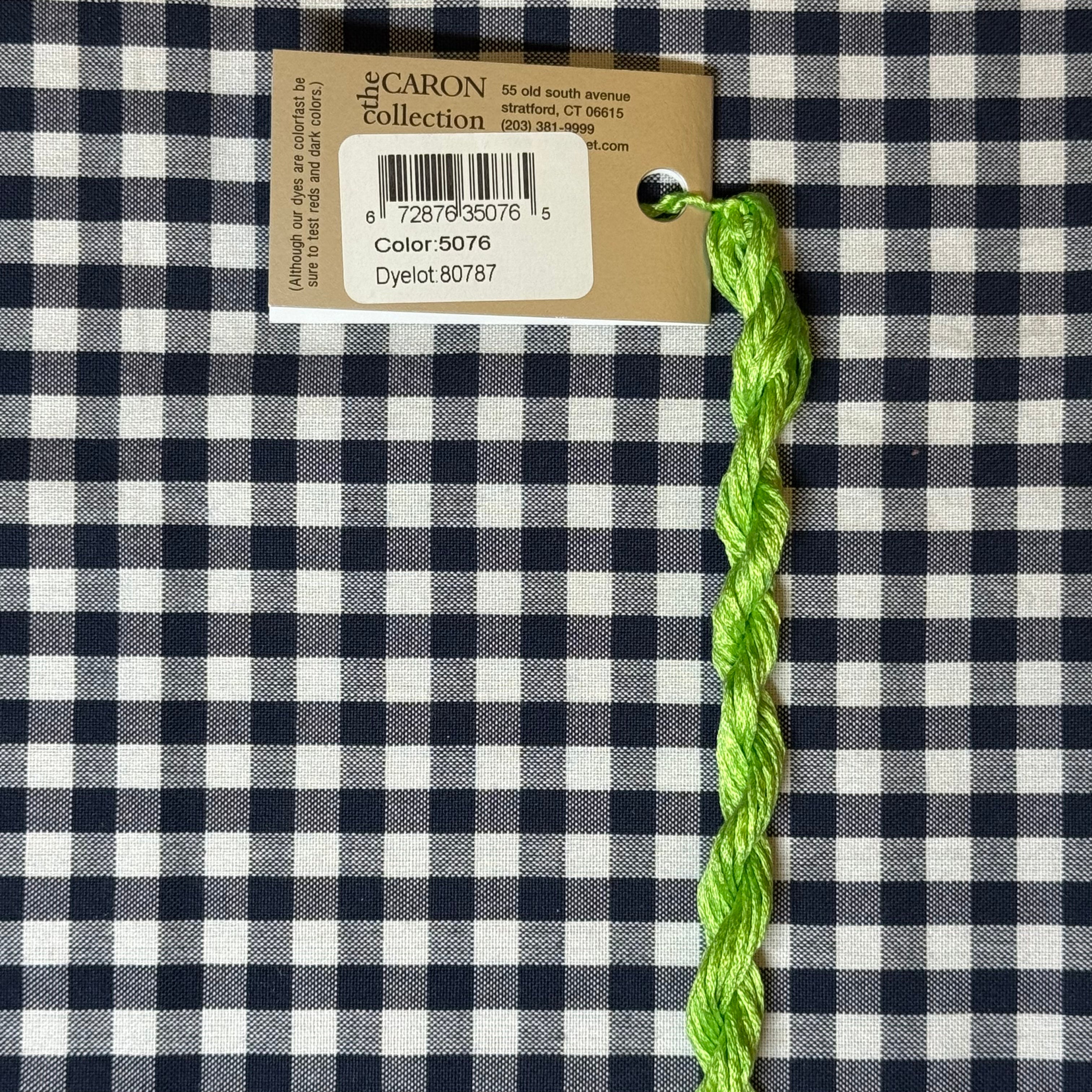 SC-5076 Spring Green | Soie Cristale by Caron – The Needlepoint Clubhouse