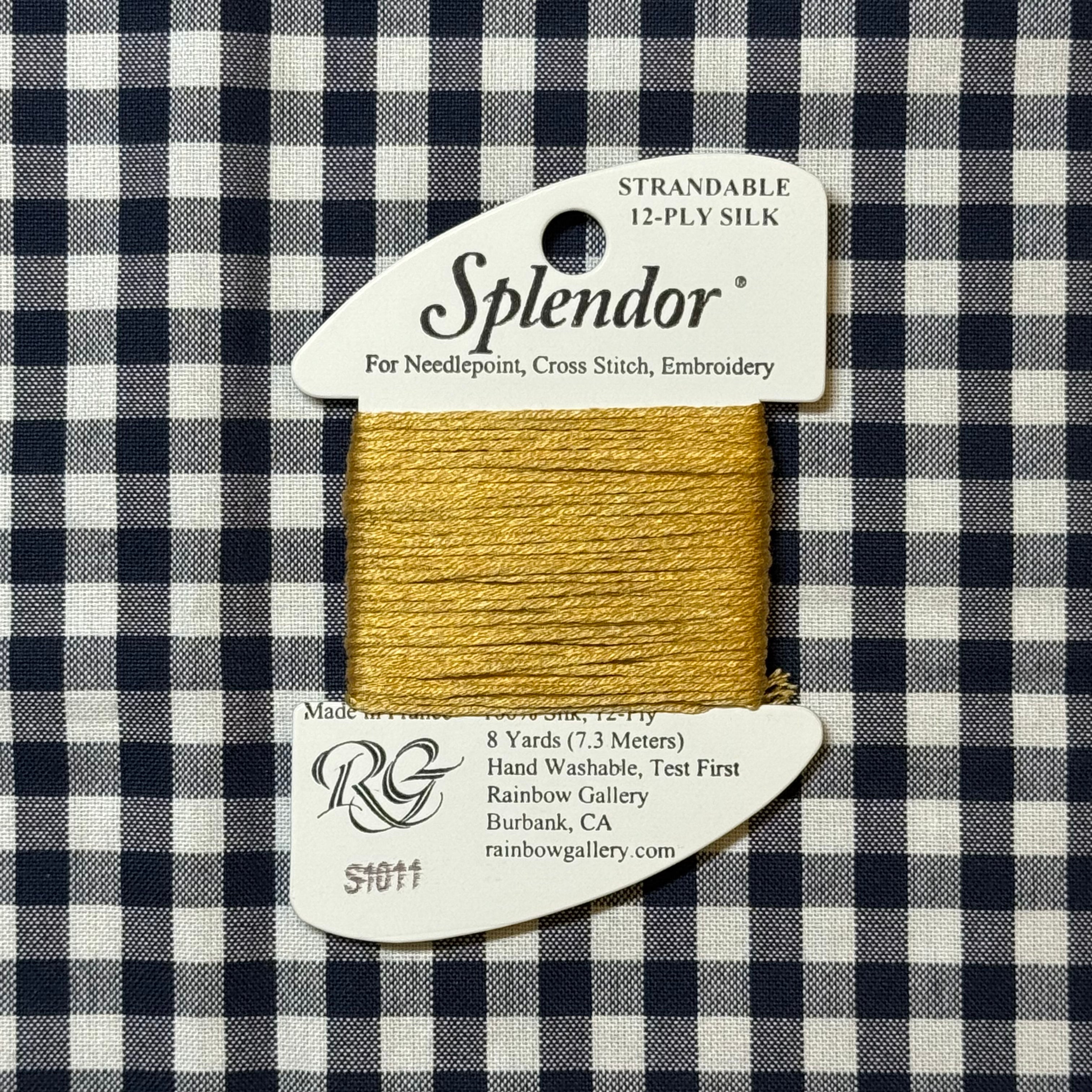 S1011 Medium Old Gold | Splendor – The Needlepoint Clubhouse
