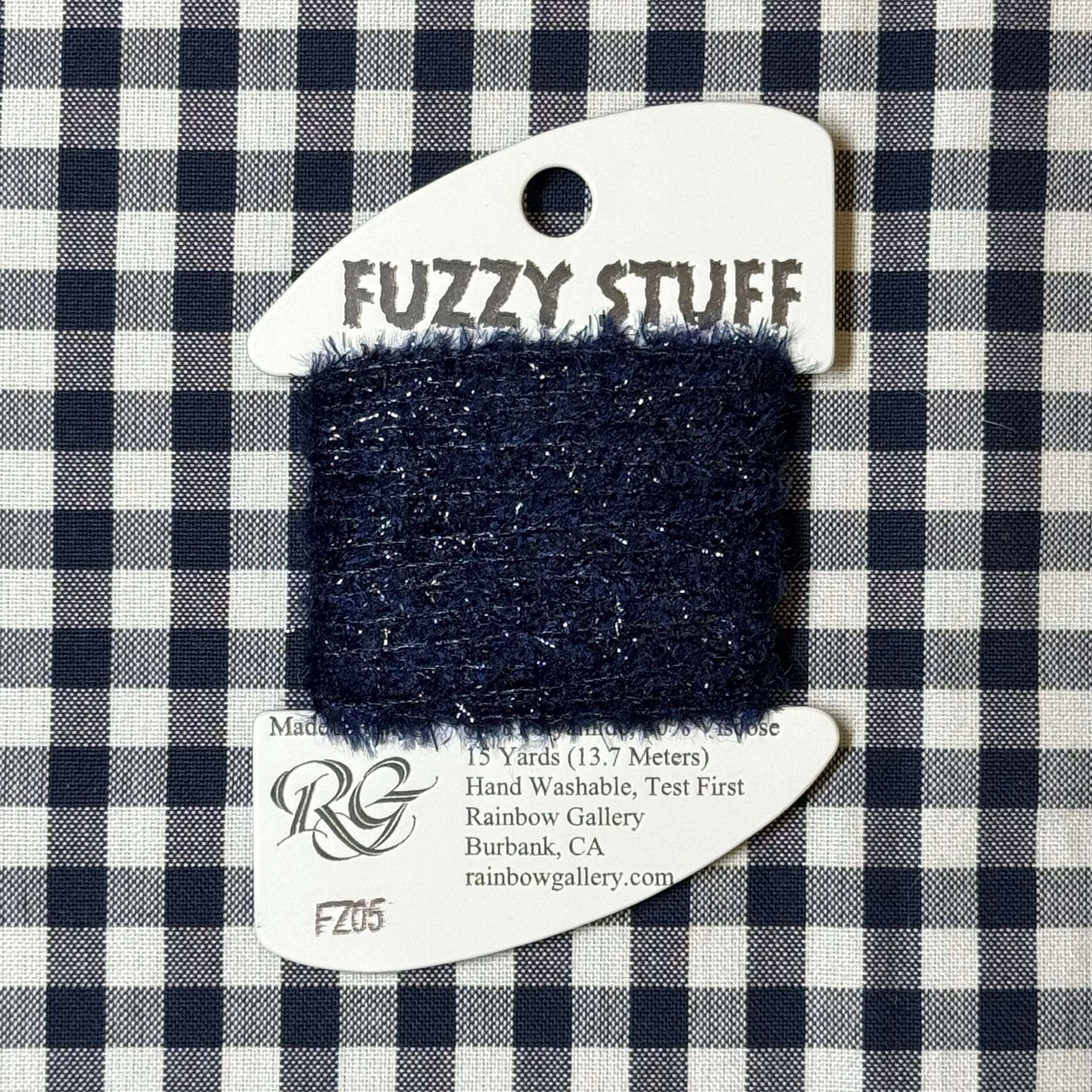 FZ05 Navy Blue | Fuzzy Stuff – The Needlepoint Clubhouse