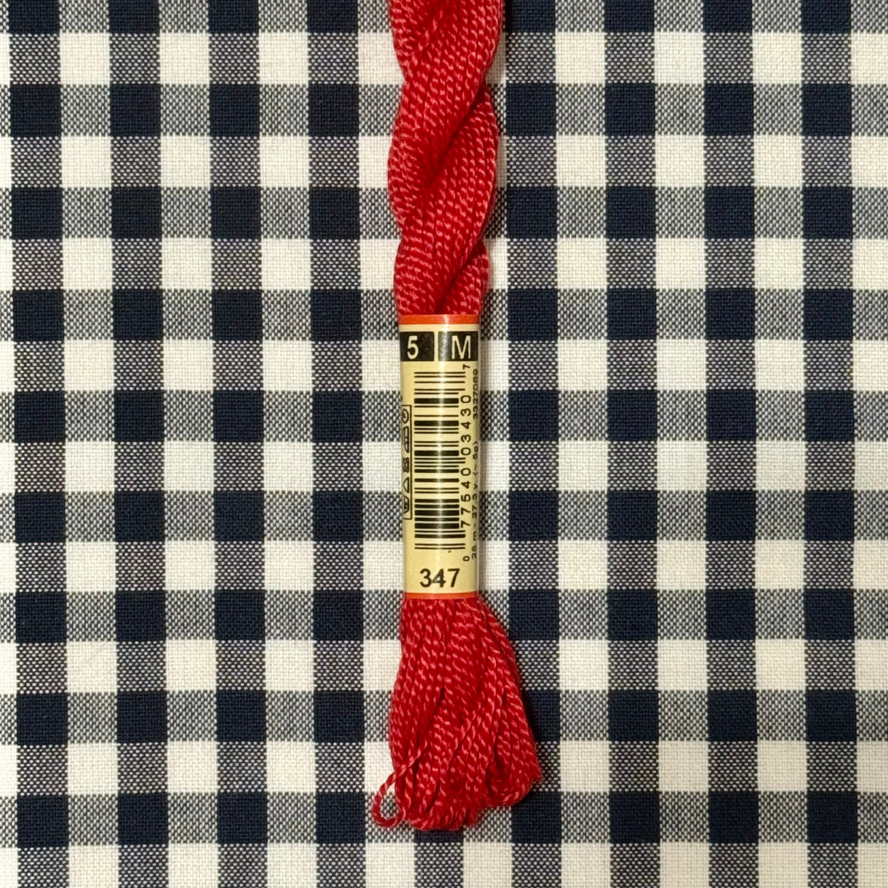 347 Very Dark Salmon | DMC Pearl Cotton 5 – The Needlepoint Clubhouse