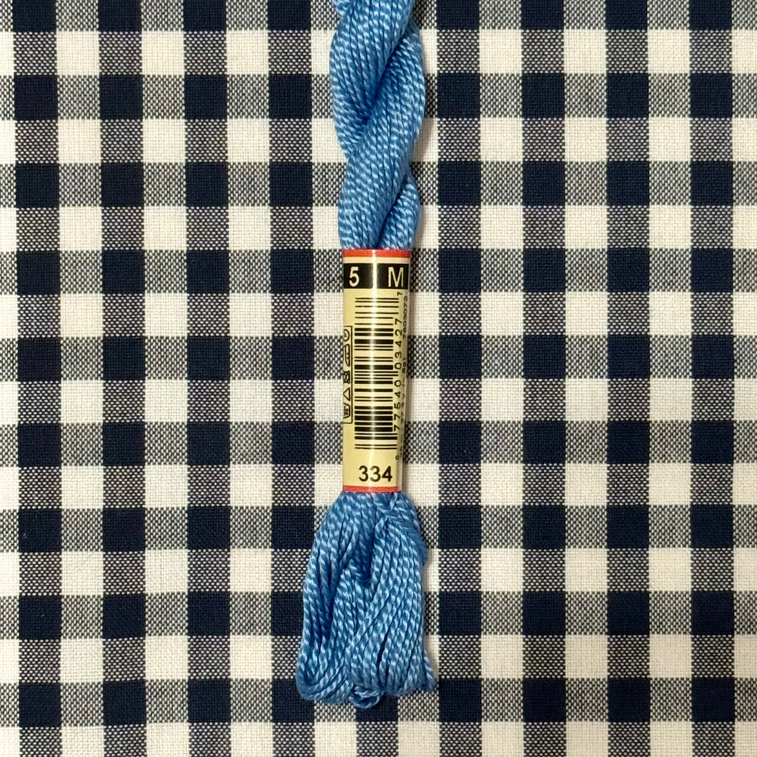 334 Medium Baby Blue | DMC Pearl Cotton 5 – The Needlepoint Clubhouse