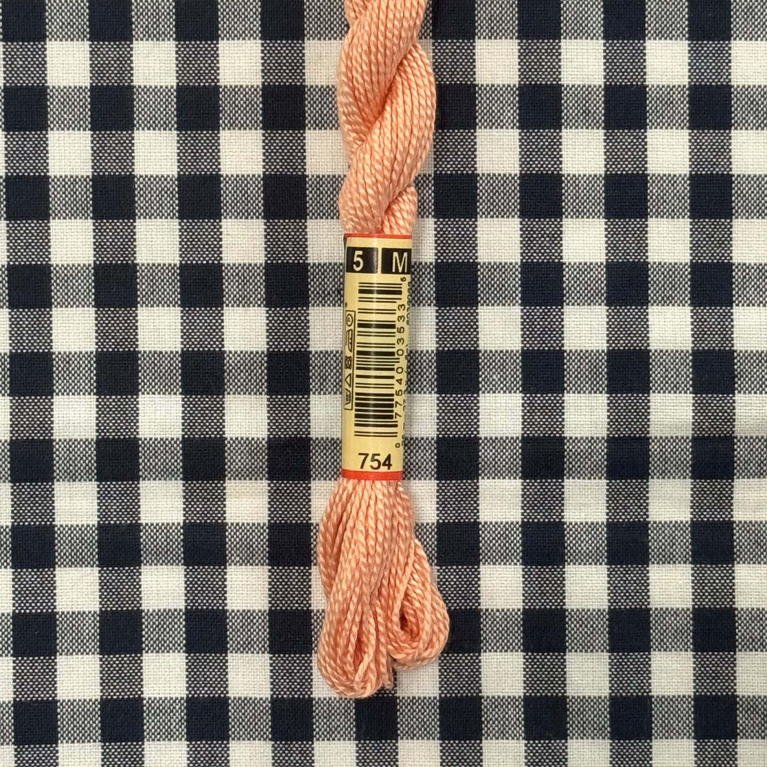 754 Light Peach | DMC Pearl Cotton 5 – The Needlepoint Clubhouse