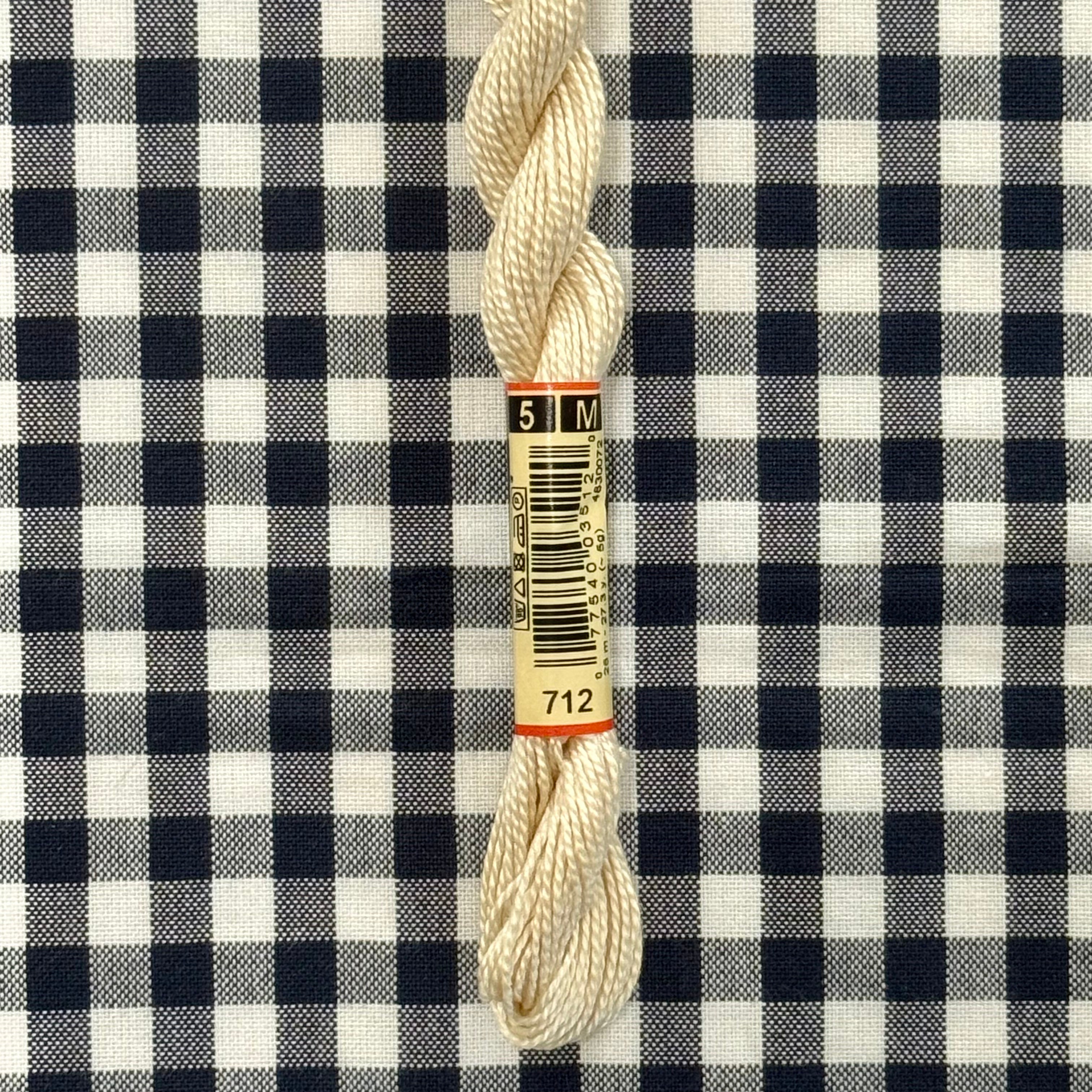 712 Cream | DMC Pearl Cotton 5 – The Needlepoint Clubhouse