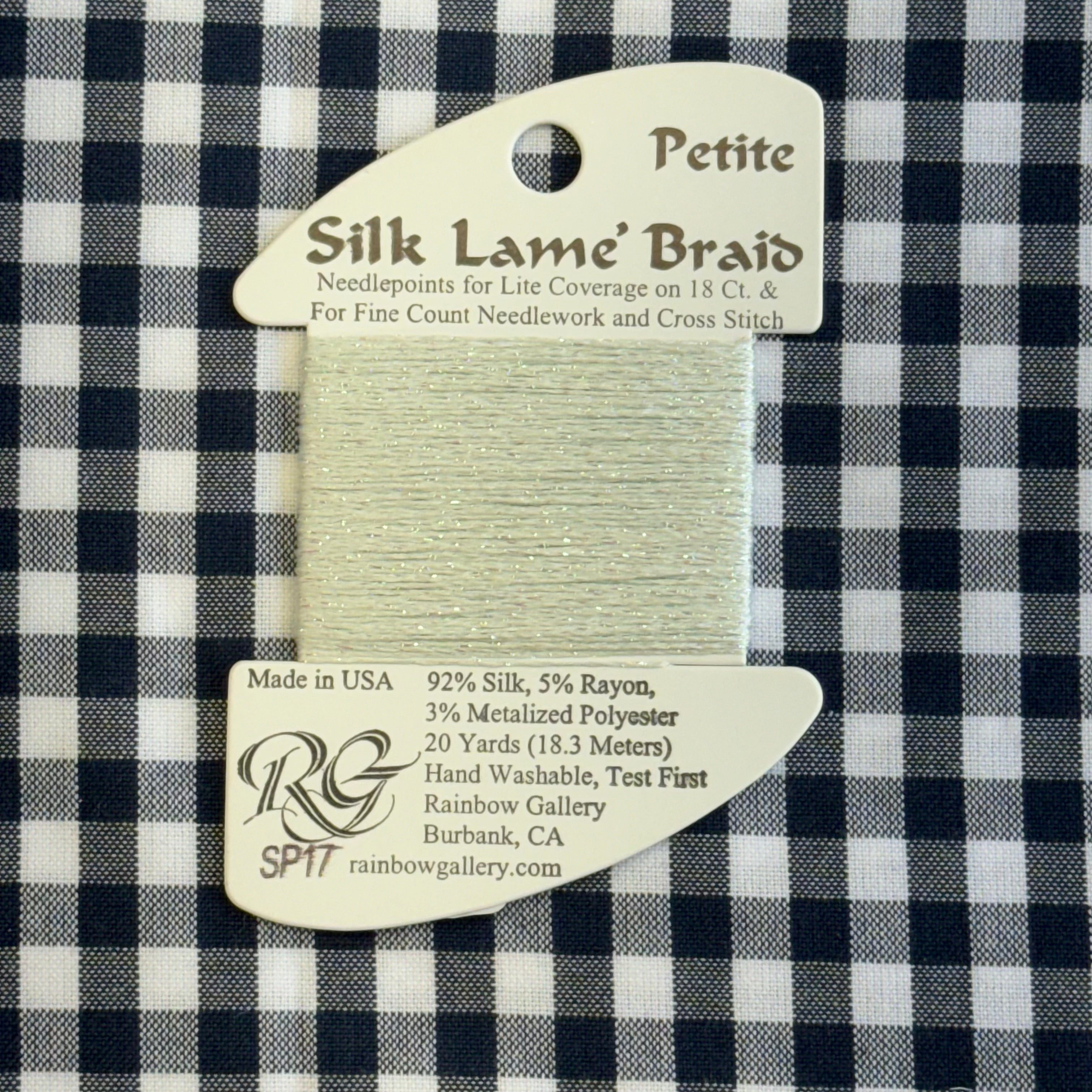 SP17 Lite Surf Blue | Silk Lame Petite – The Needlepoint Clubhouse