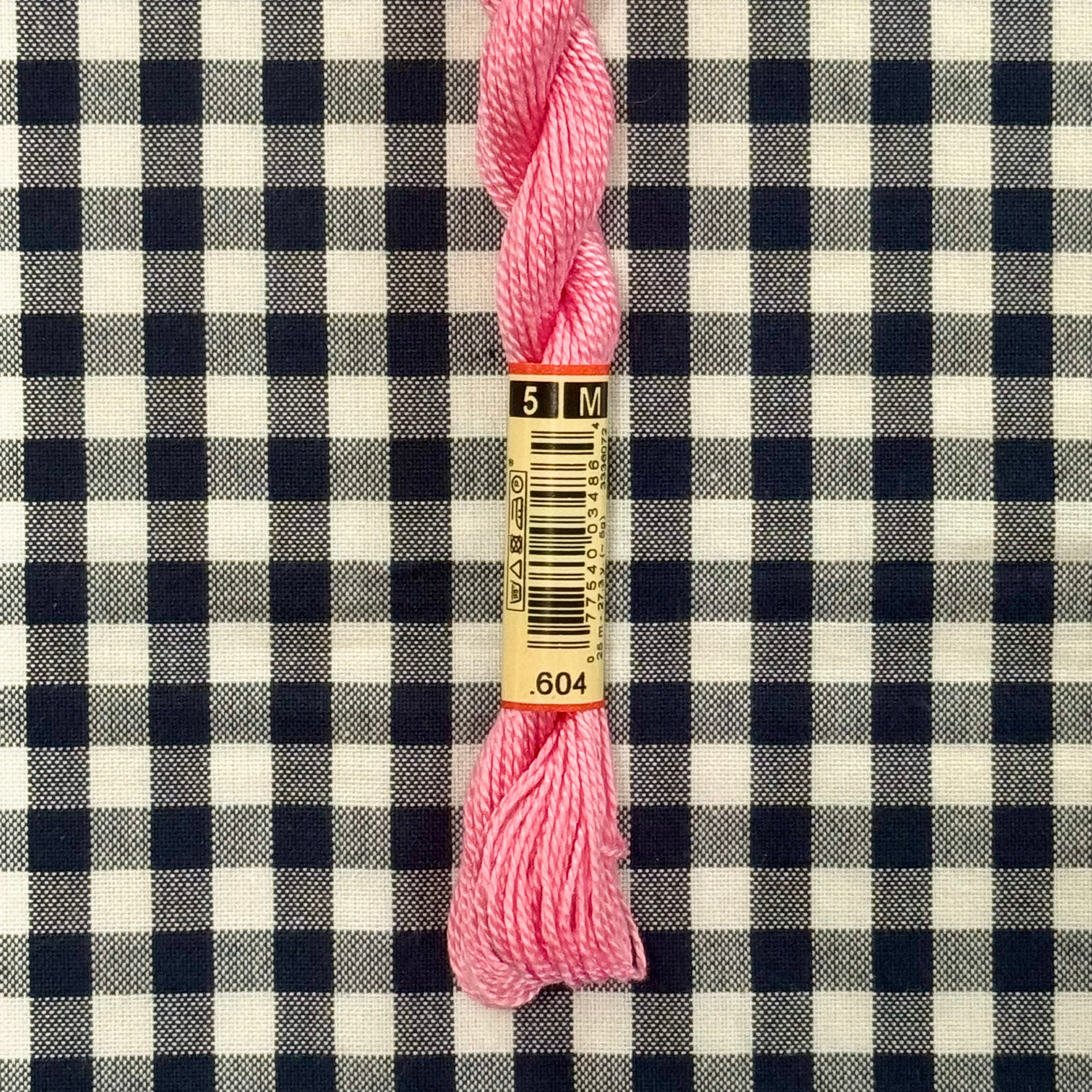 604 Light Cranberry | DMC Pearl Cotton 5 – The Needlepoint Clubhouse