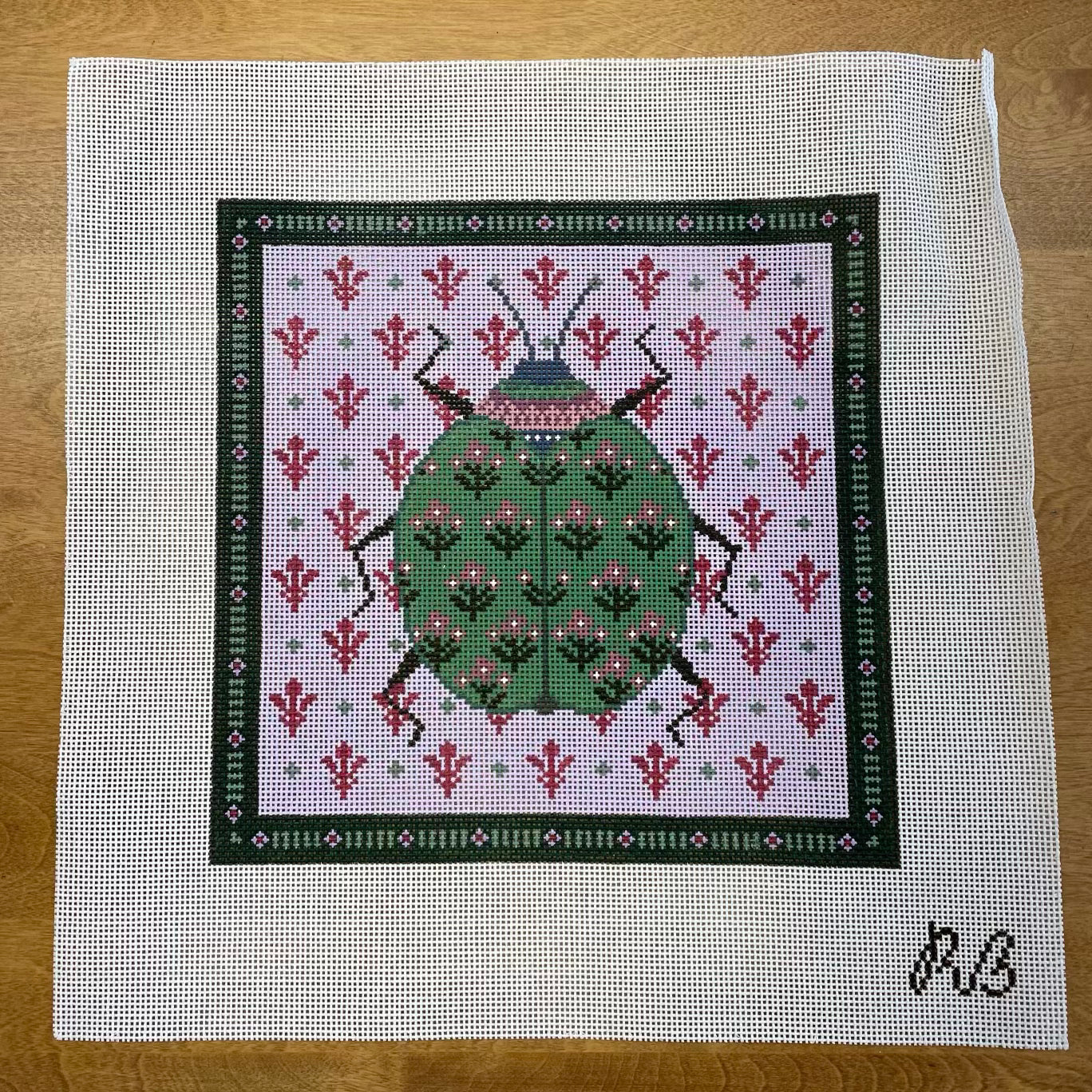 Moody Scarab – The Needlepoint Clubhouse