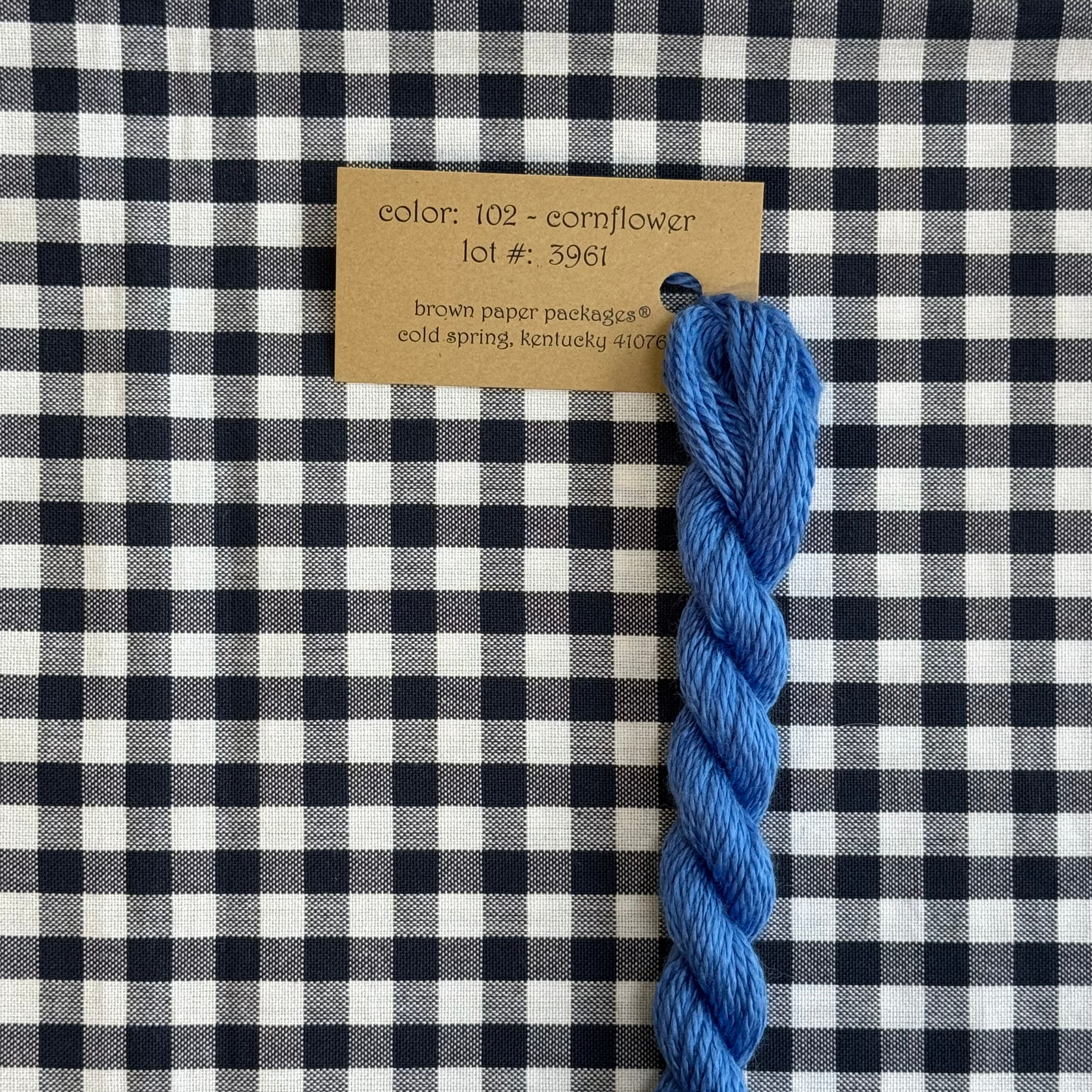 SI-102 Cornflower | Silk and Ivory – The Needlepoint Clubhouse