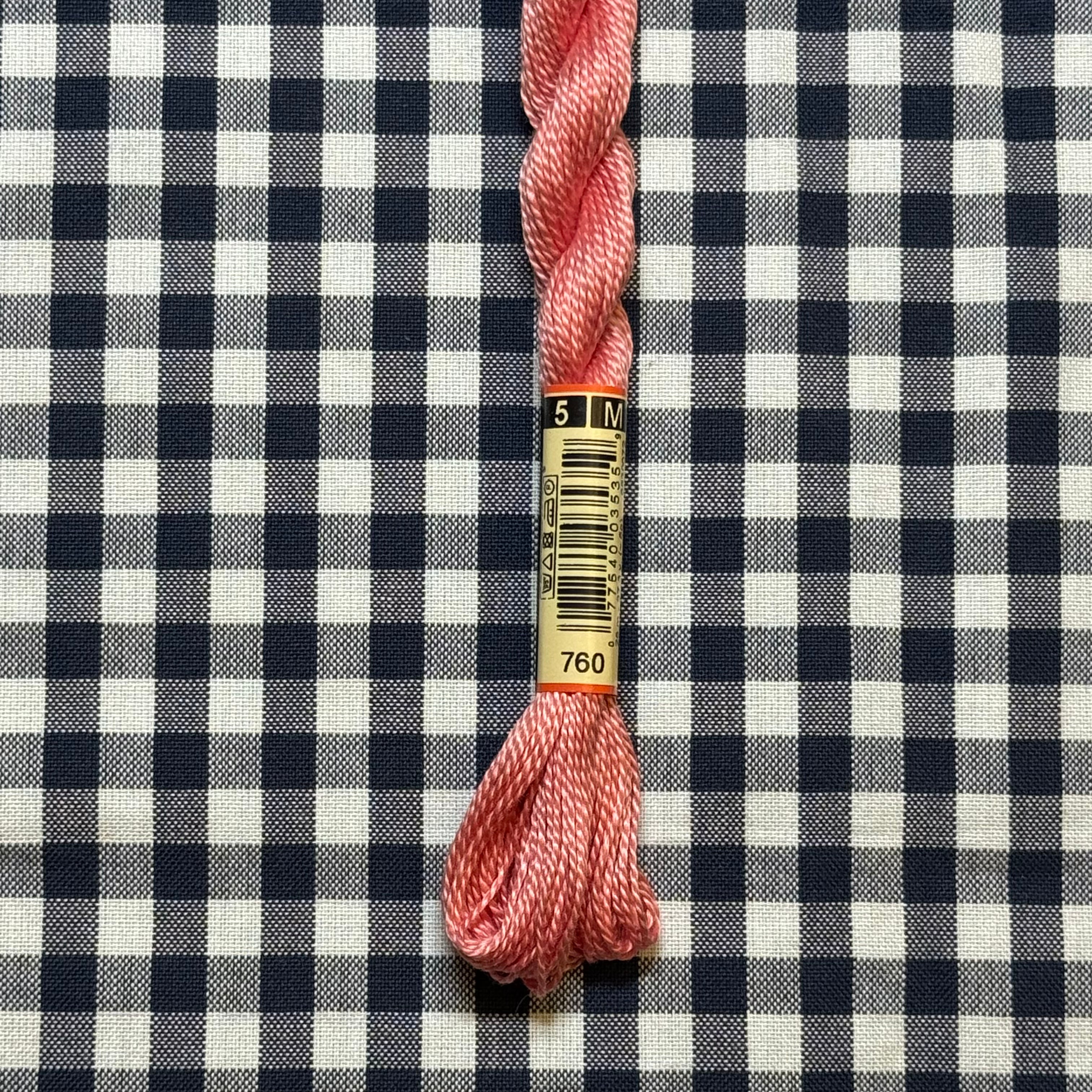 760 Salmon | DMC Pearl Cotton 5 – The Needlepoint Clubhouse