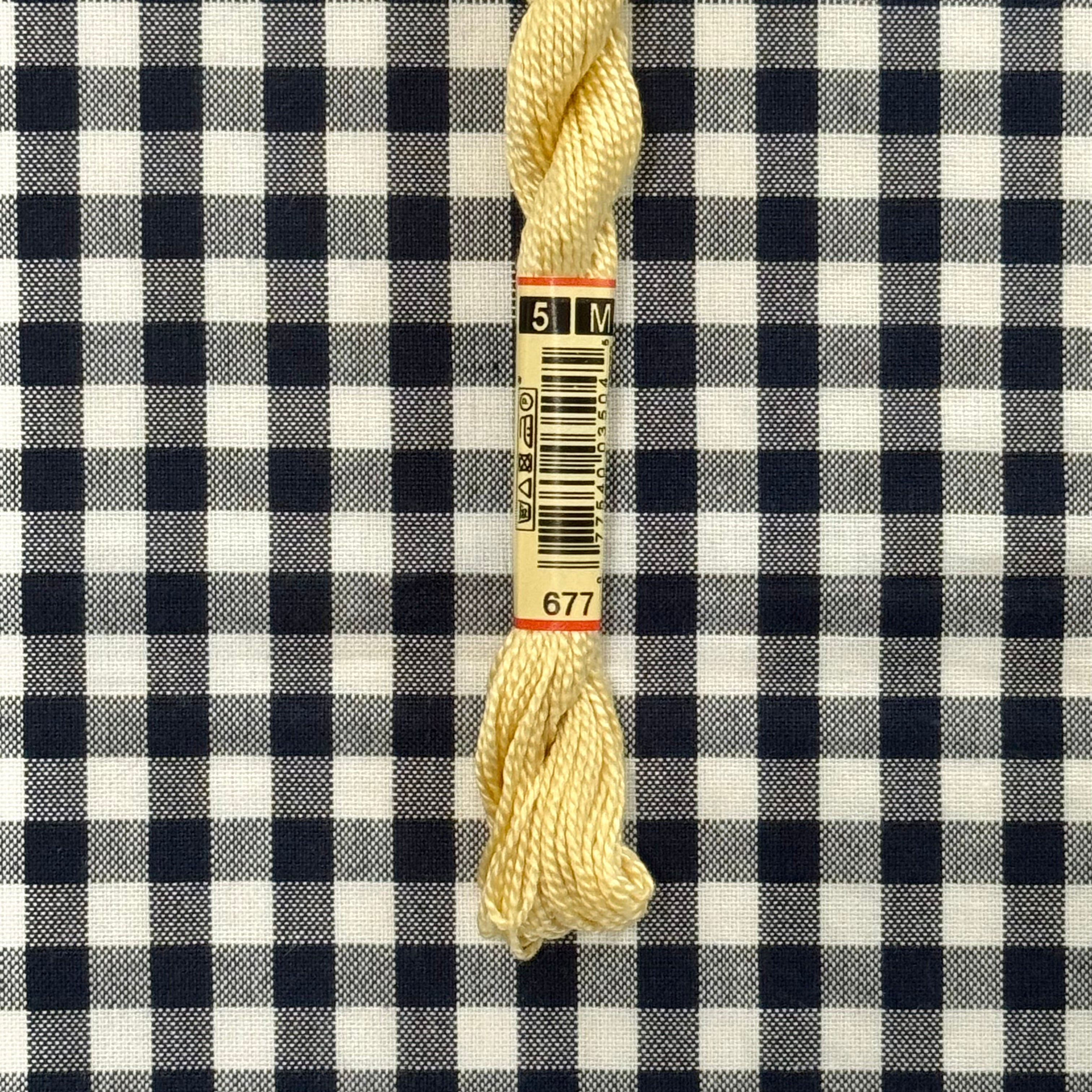 677 Very Light Old Gold | DMC Pearl Cotton 5 – The Needlepoint Clubhouse
