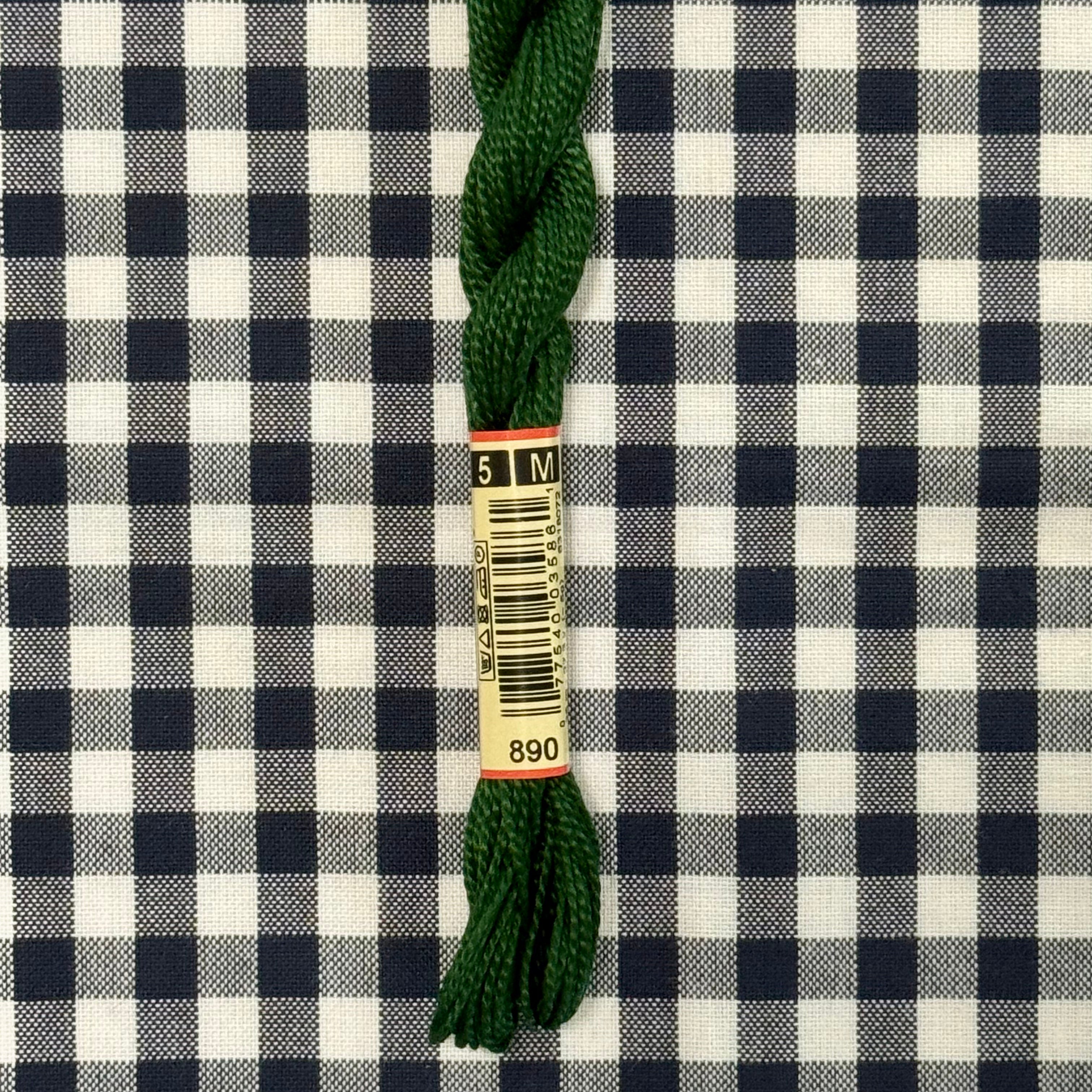 890 Ultra Dark Pistachio Green | DMC Pearl Cotton 5 – The Needlepoint ...