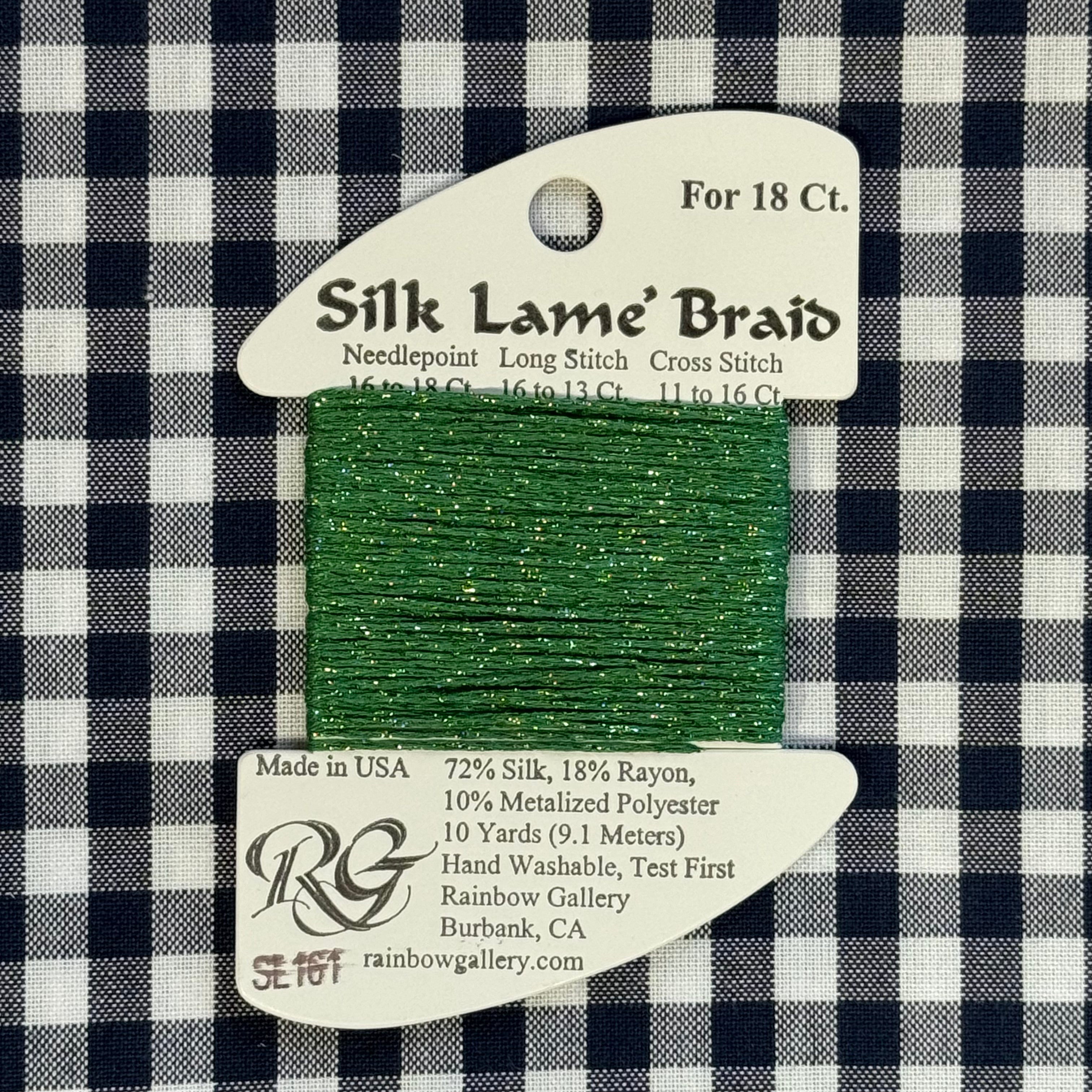 SL161 Juniper | Silk Lame – The Needlepoint Clubhouse