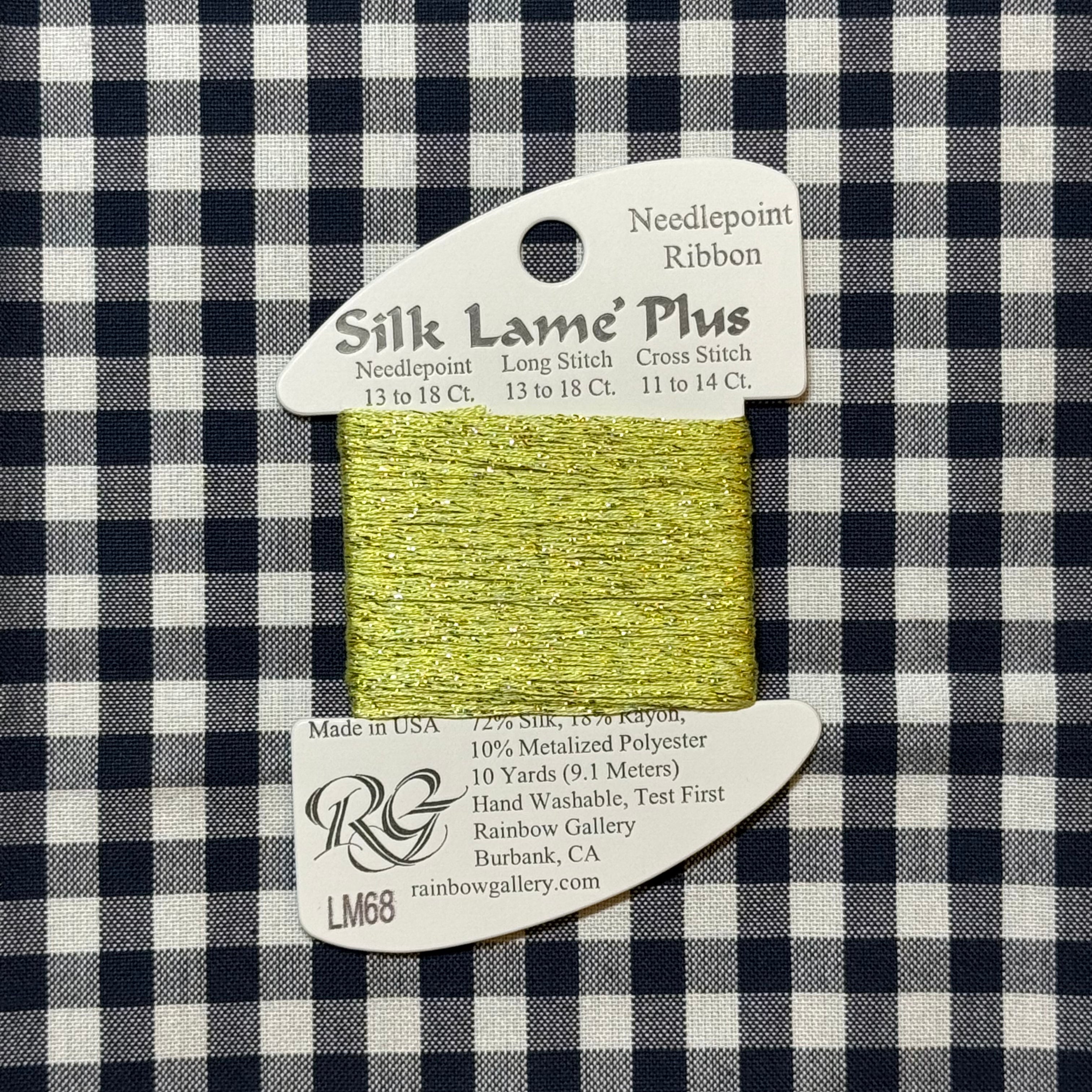 LM68 Pale Avocado | Silk Lame Plus – The Needlepoint Clubhouse