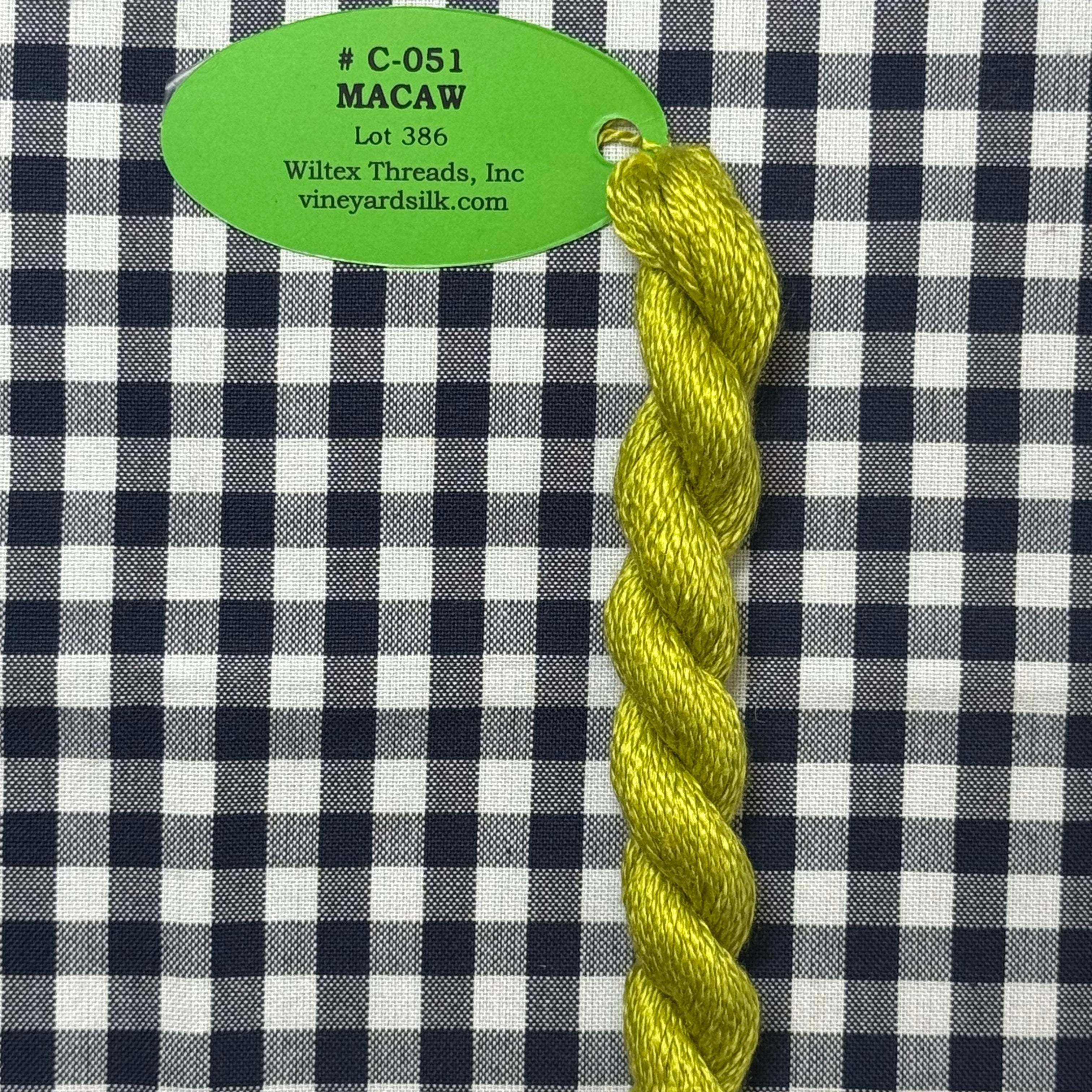 C-051 MACAW | Vineyard Silk – The Needlepoint Clubhouse