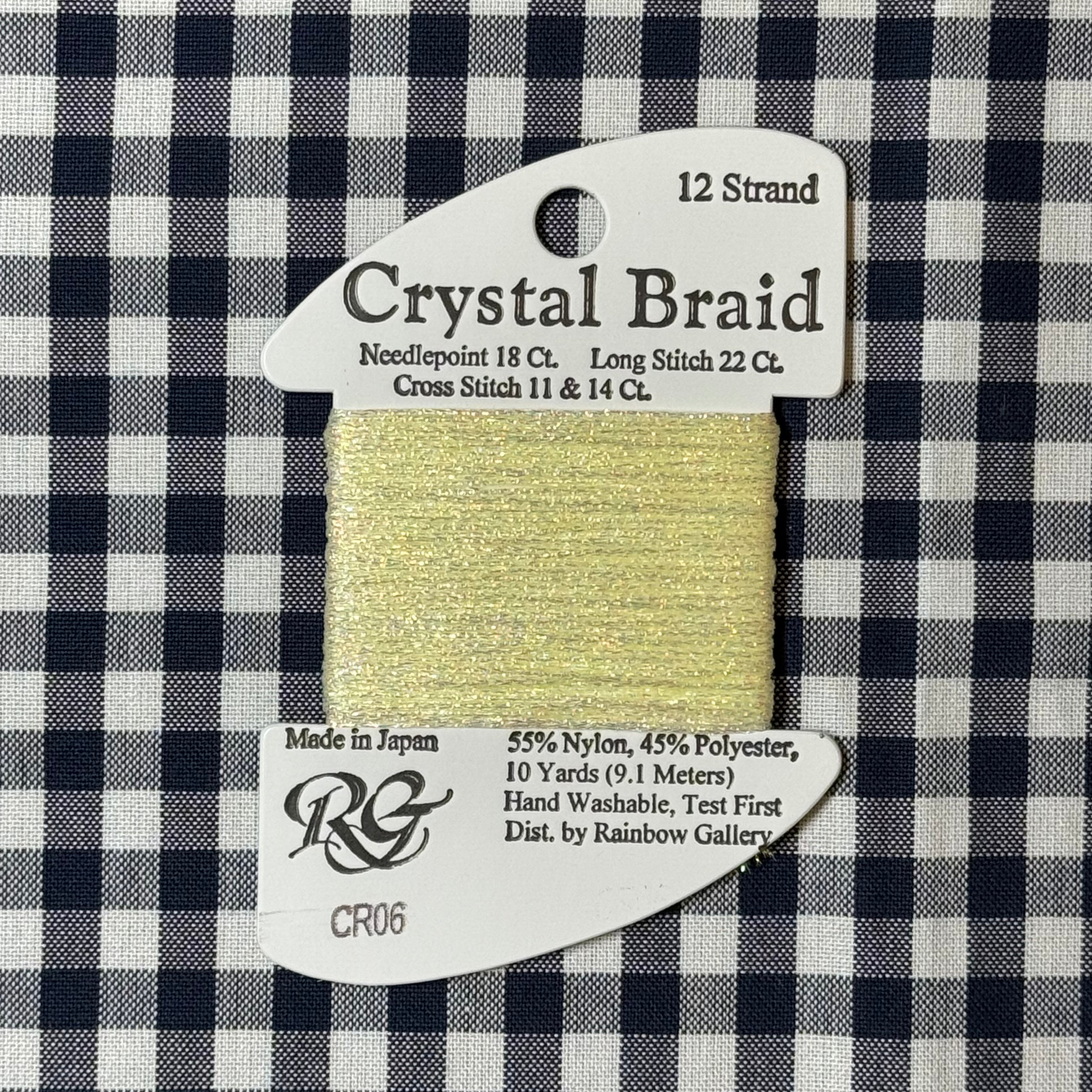 CR06 Lemon Pearl | Crystal Braid – The Needlepoint Clubhouse