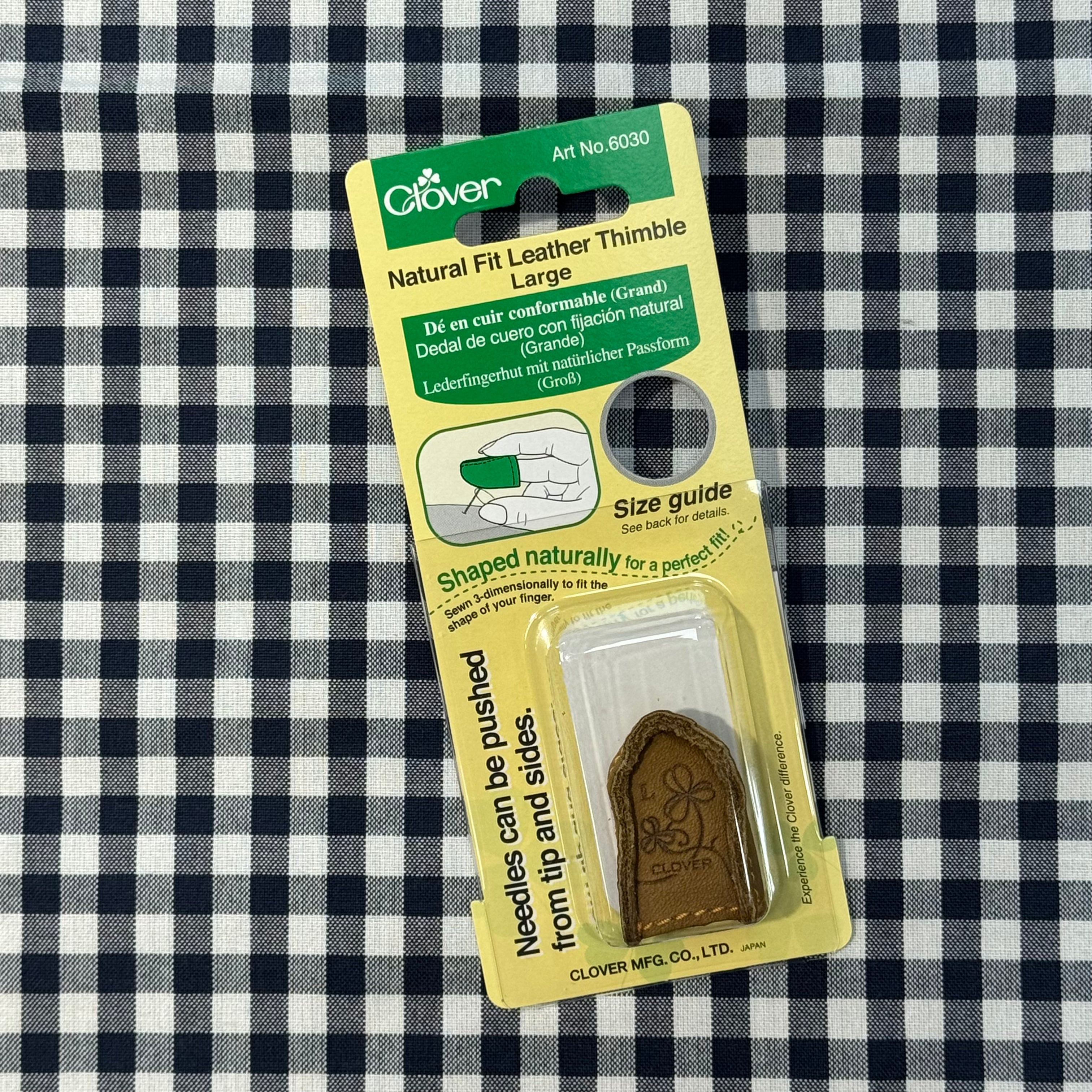 Large Leather Thimble | Clover – The Needlepoint Clubhouse
