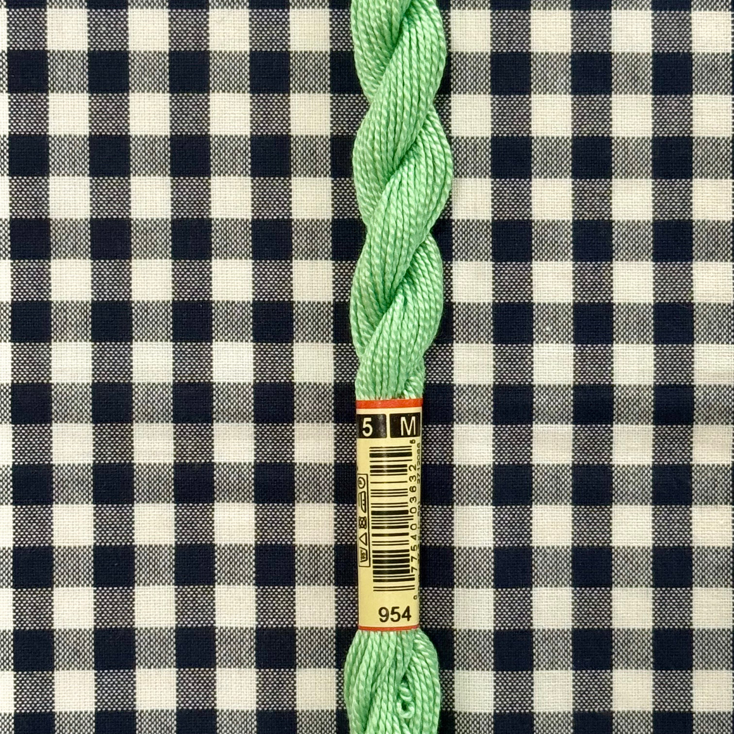 954 Nile Green | DMC Pearl Cotton 5 – The Needlepoint Clubhouse