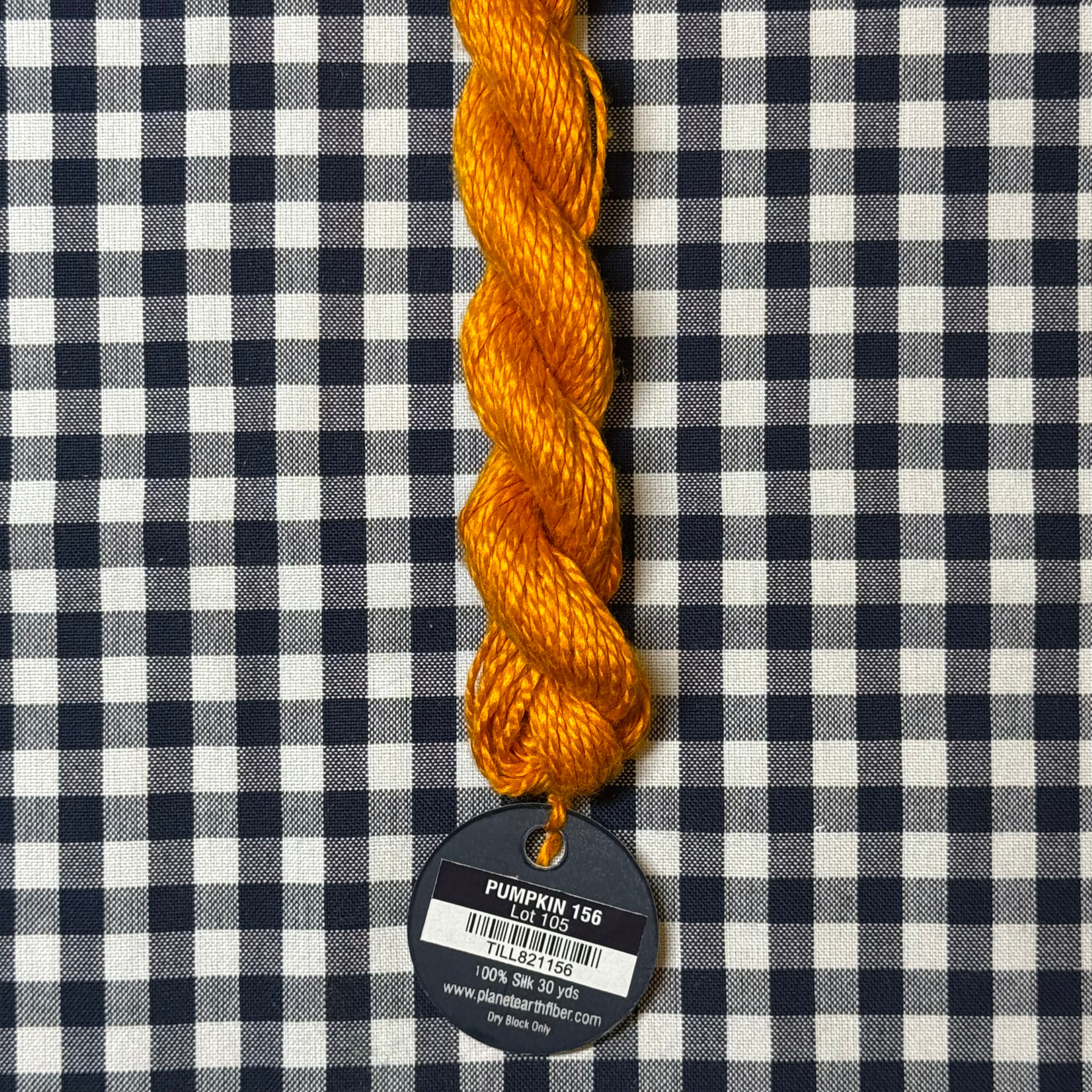 156 Pumpkin | Planet Earth Silk – The Needlepoint Clubhouse