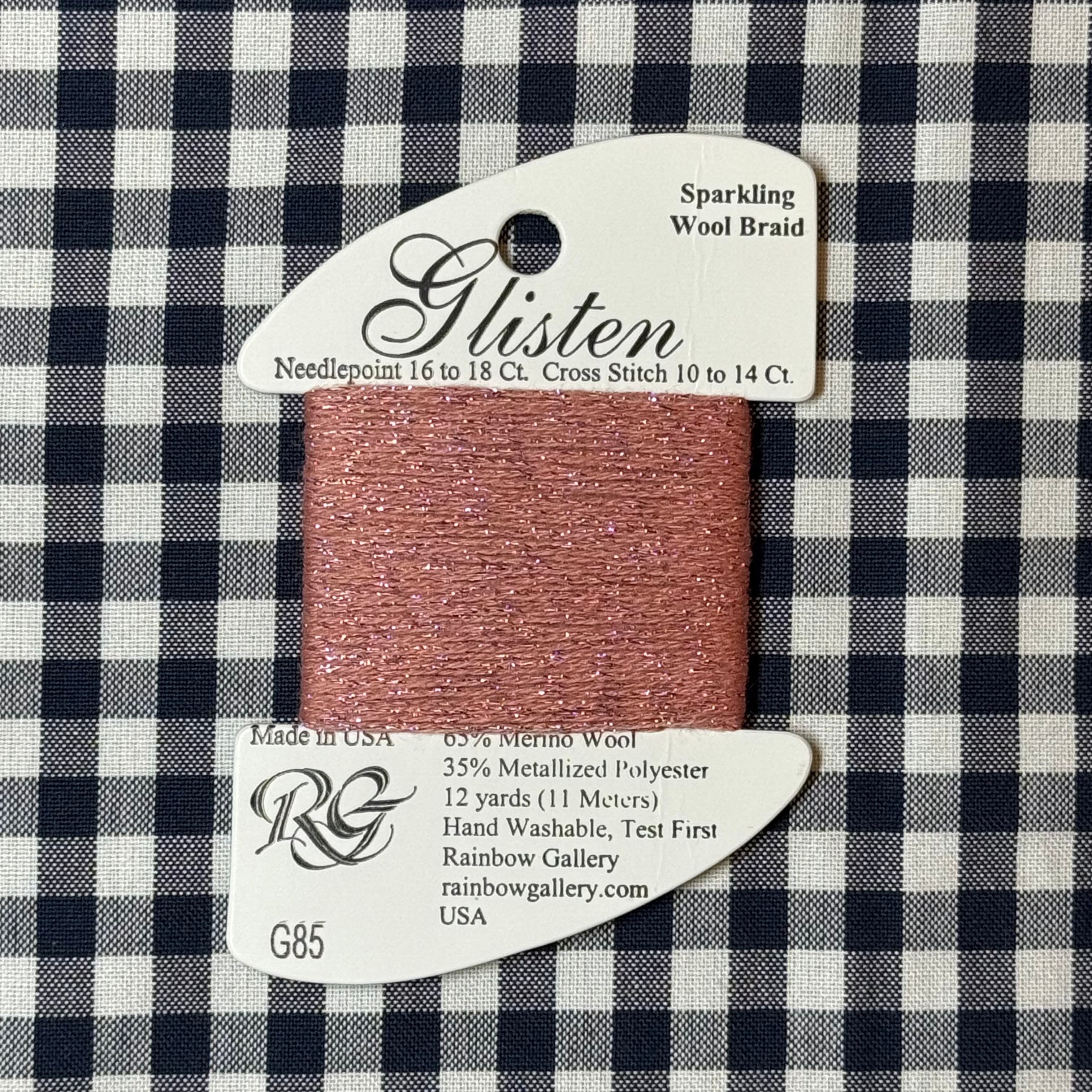 G85 Rose Tan | Glisten – The Needlepoint Clubhouse