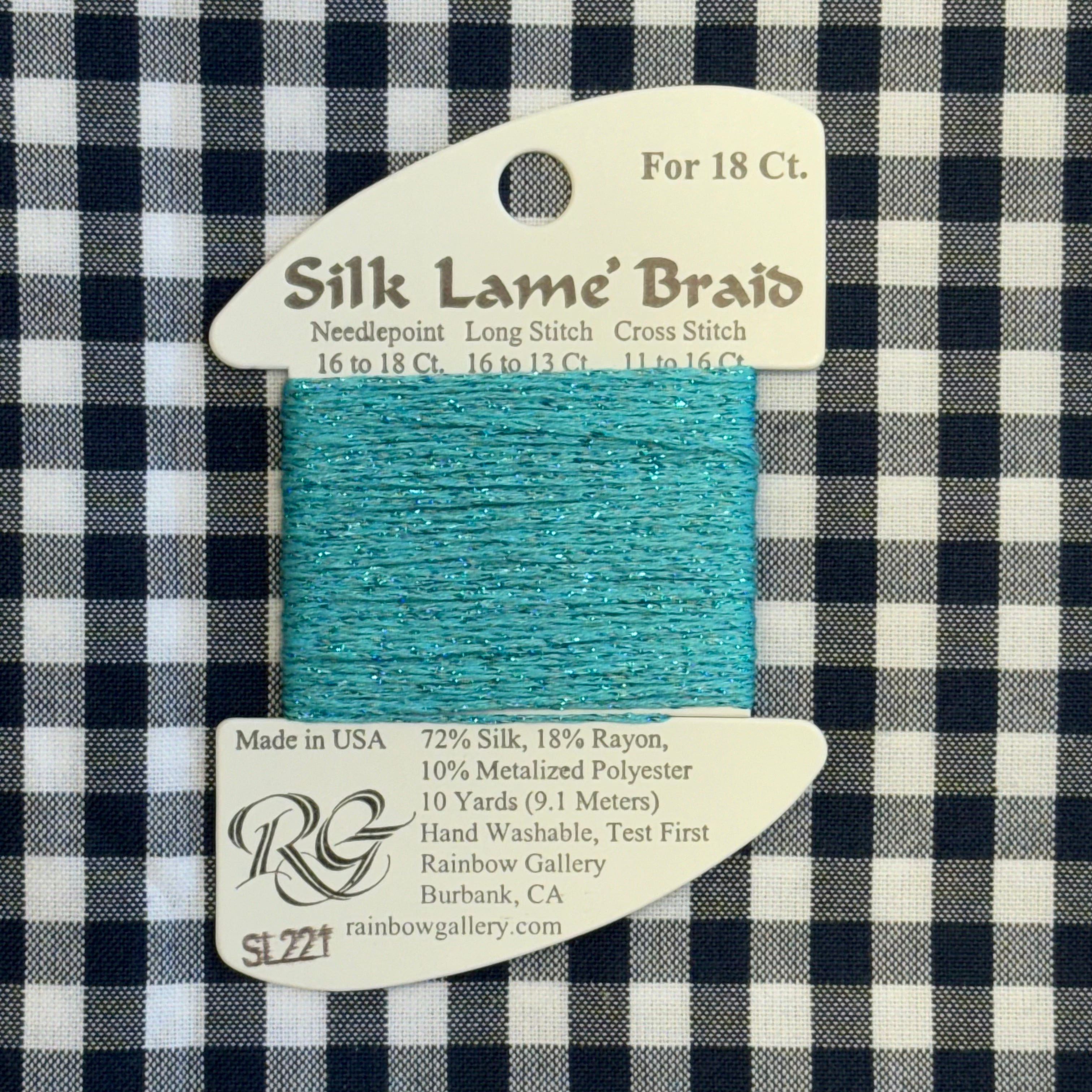 SL221 Capri Breeze | Silk Lame – The Needlepoint Clubhouse