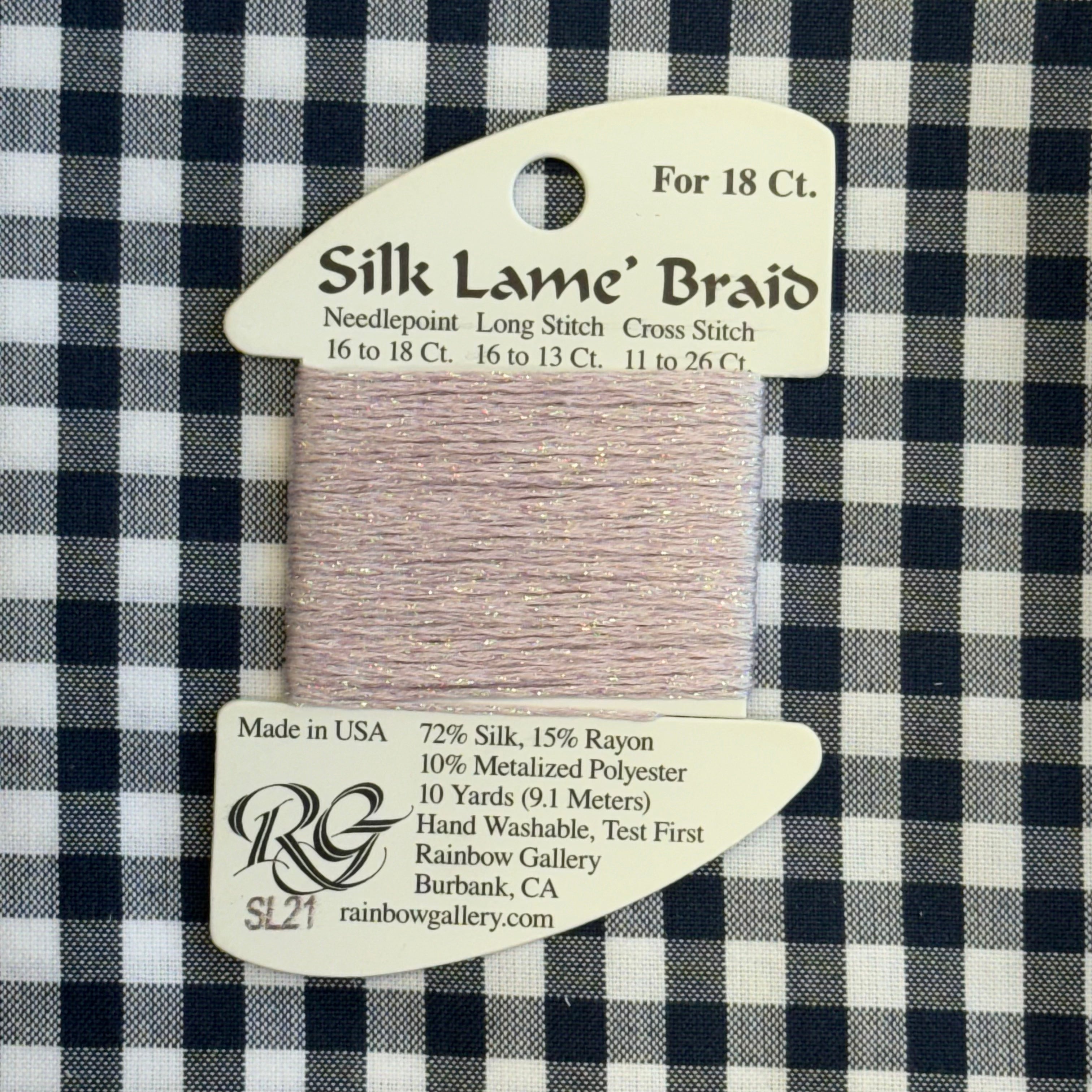 SL21 Light Lavender | Silk Lame – The Needlepoint Clubhouse