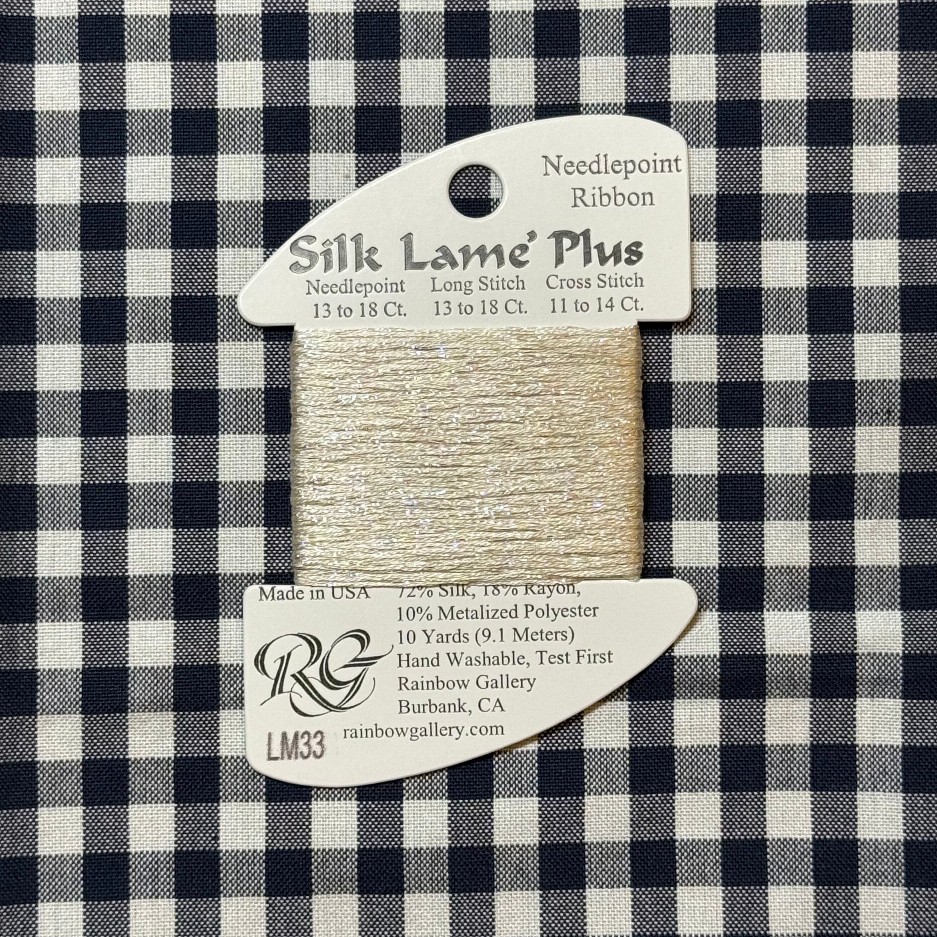 LM33 Eggshell | Silk Lame Plus – The Needlepoint Clubhouse