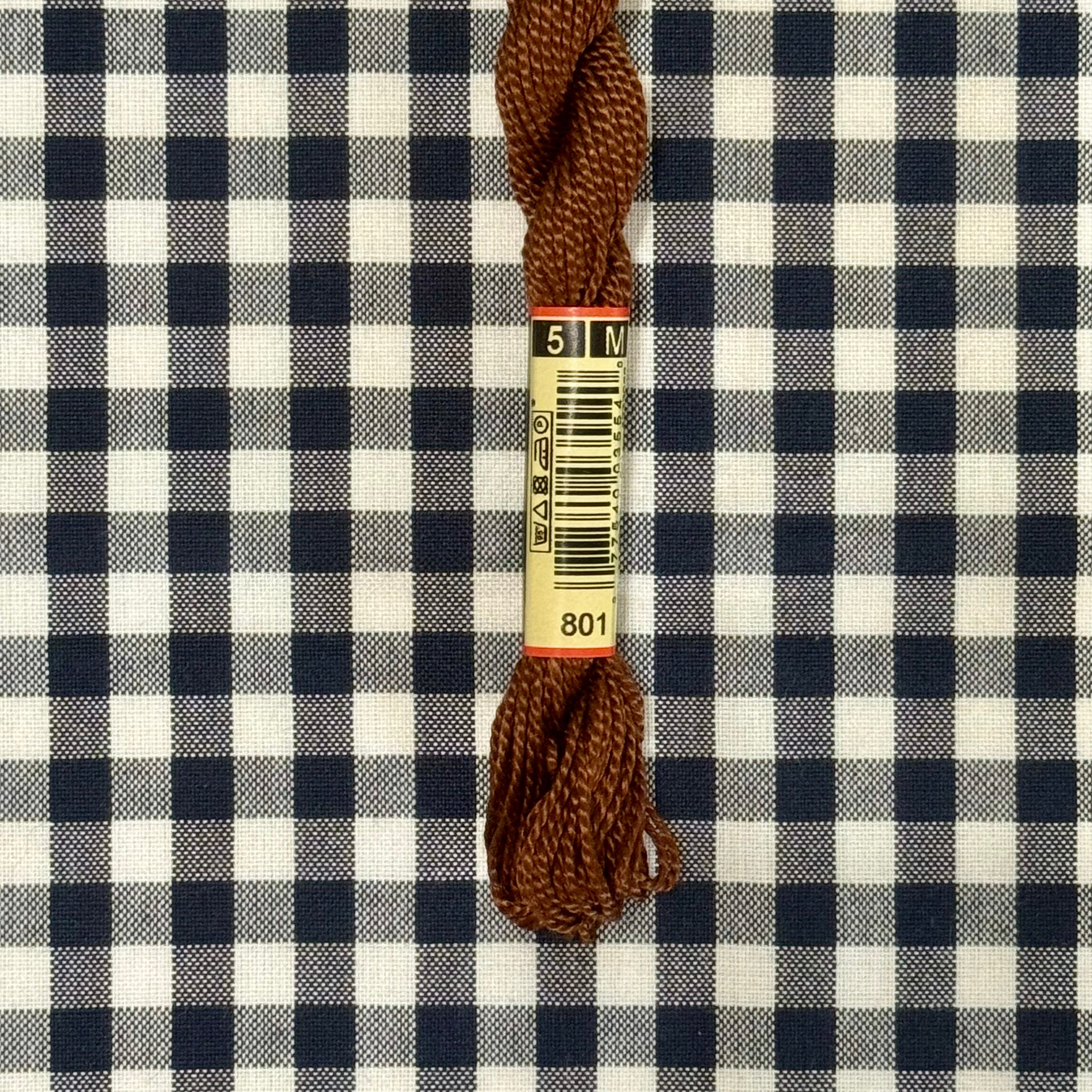 801 Dark Coffee Brown | DMC Pearl Cotton 5 – The Needlepoint Clubhouse