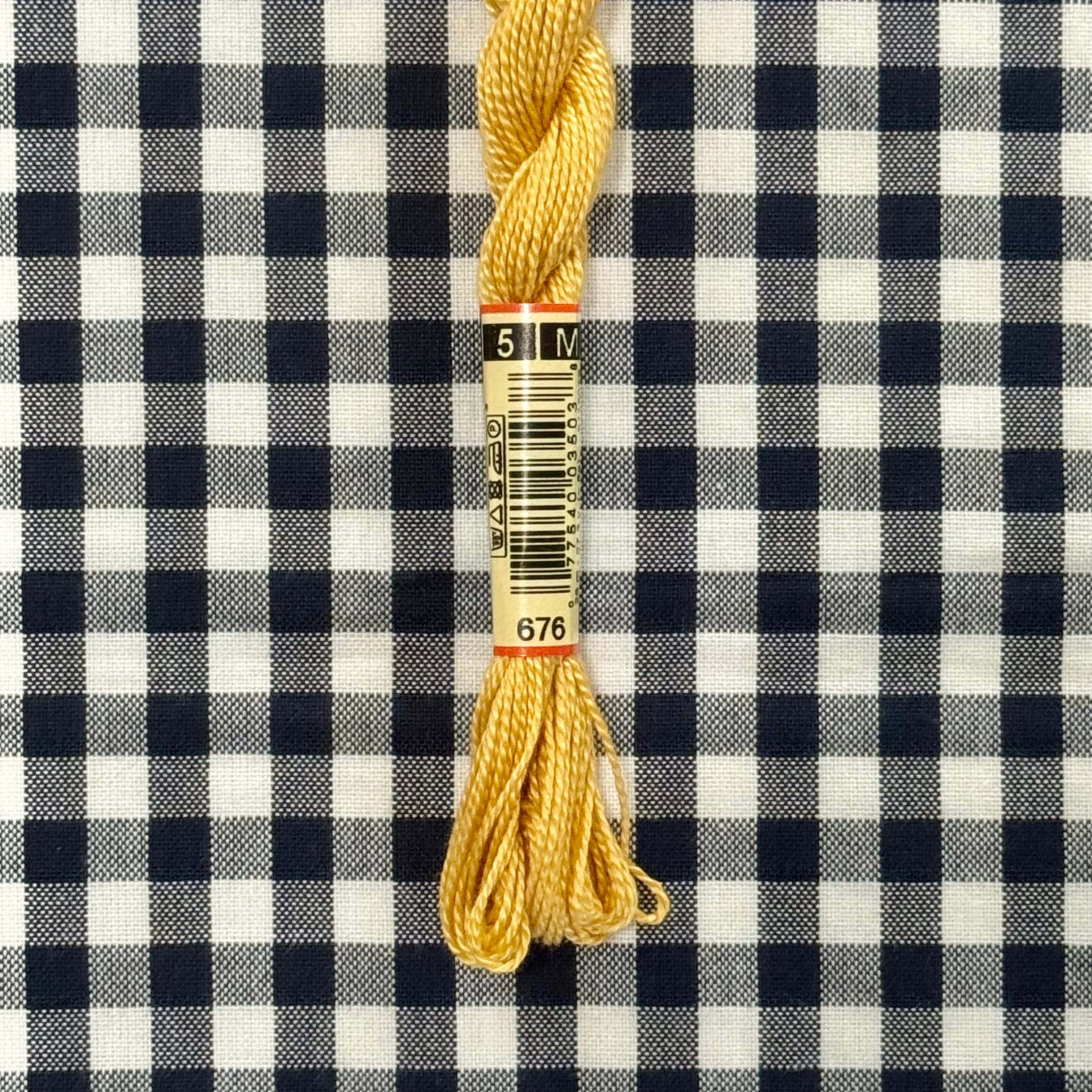 676 Light Old Gold | DMC Pearl Cotton 5 – The Needlepoint Clubhouse