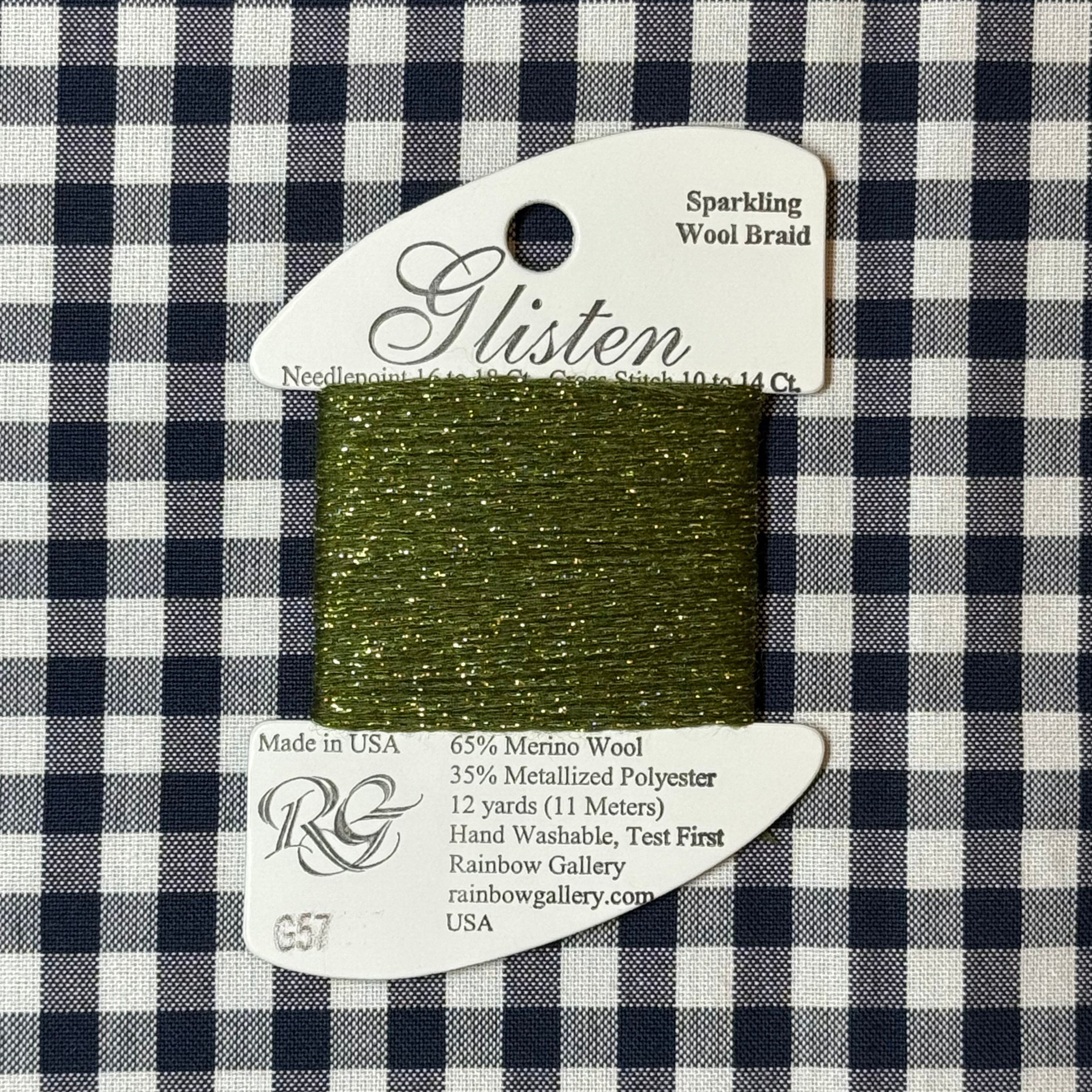 G57 Pesto | Glisten – The Needlepoint Clubhouse