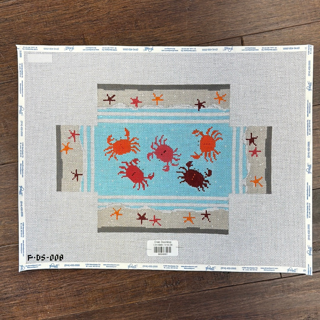 Crab Doorstop – The Needlepoint Clubhouse