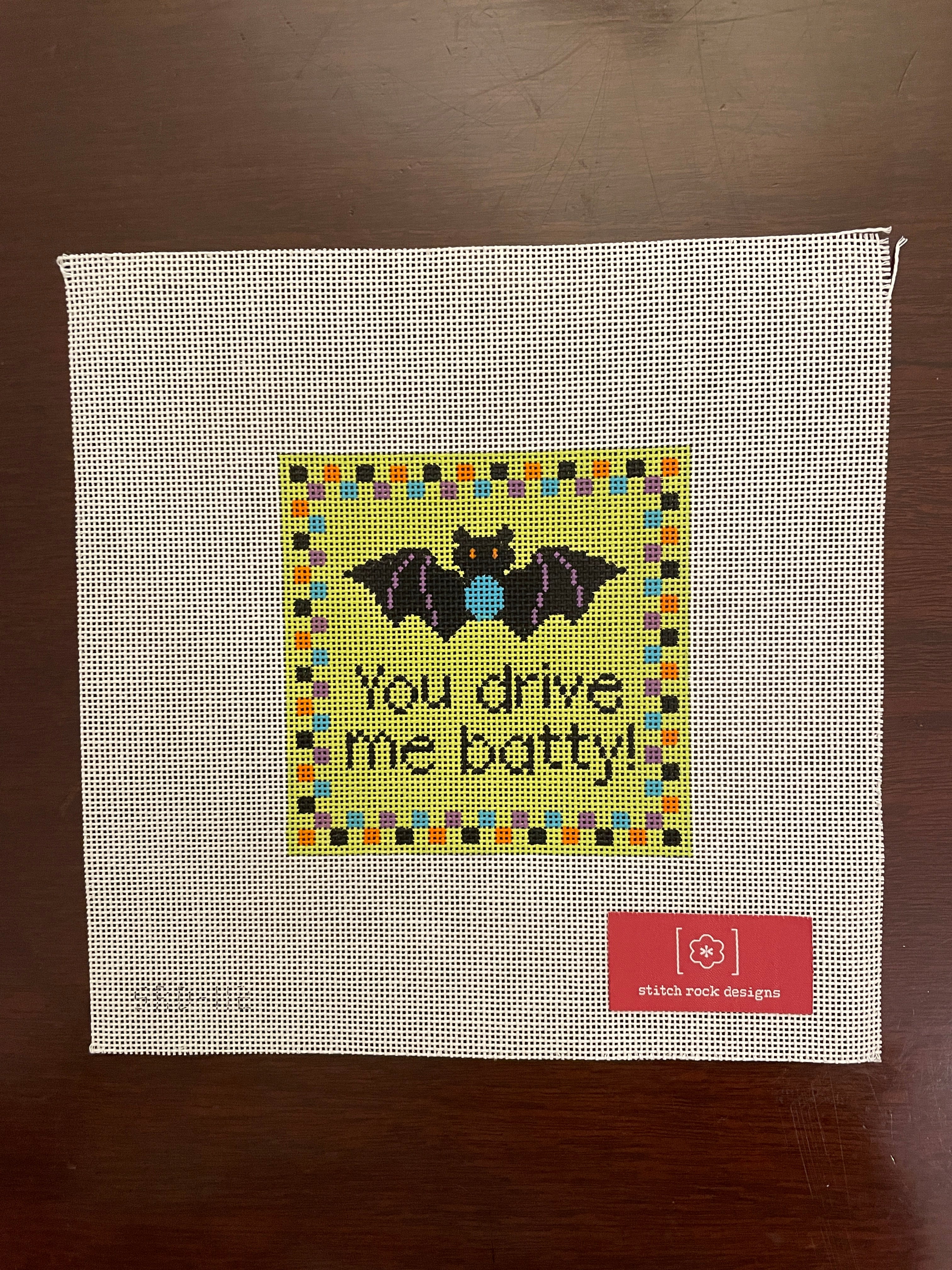 You Drive Me Batty – The Needlepoint Clubhouse