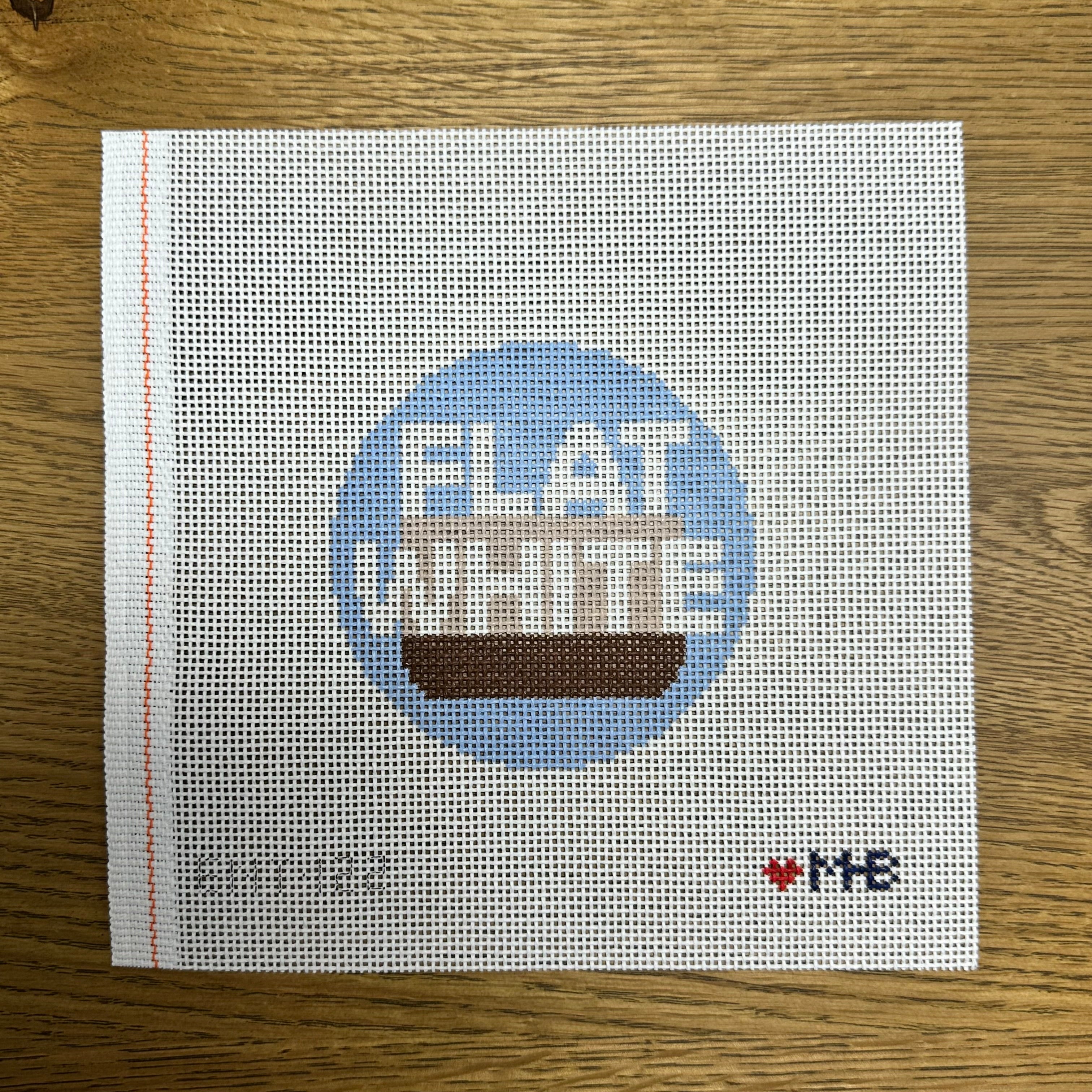 Flat White Round – The Needlepoint Clubhouse