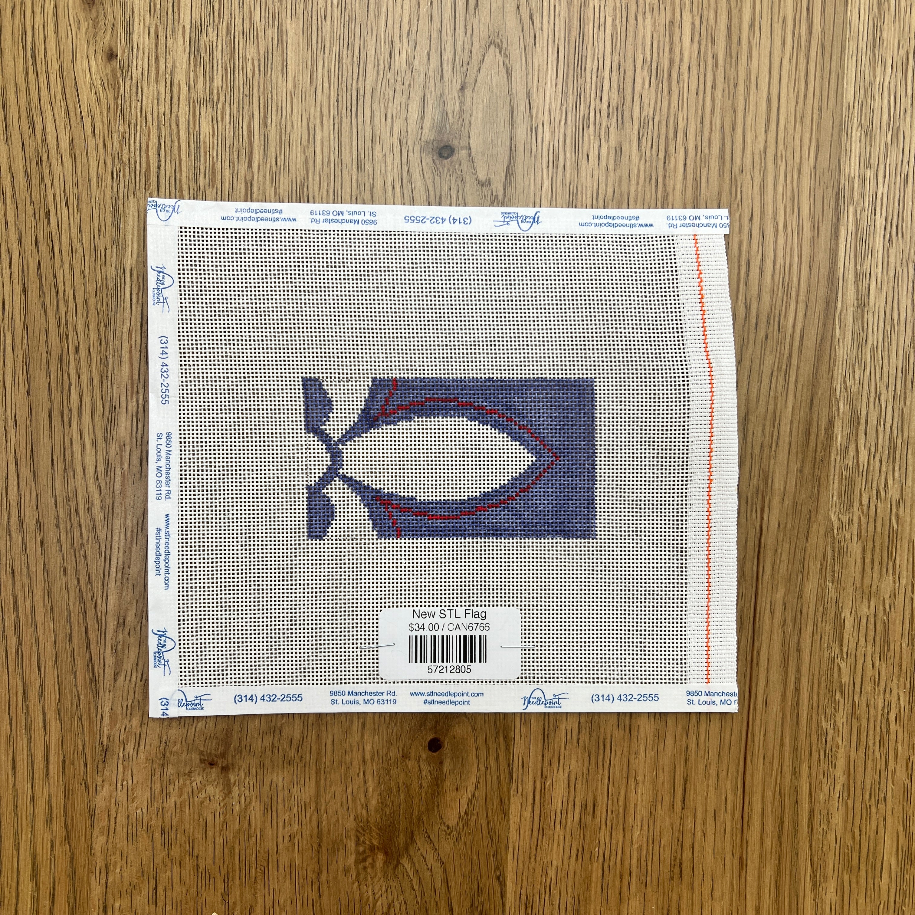 New STL Flag – The Needlepoint Clubhouse