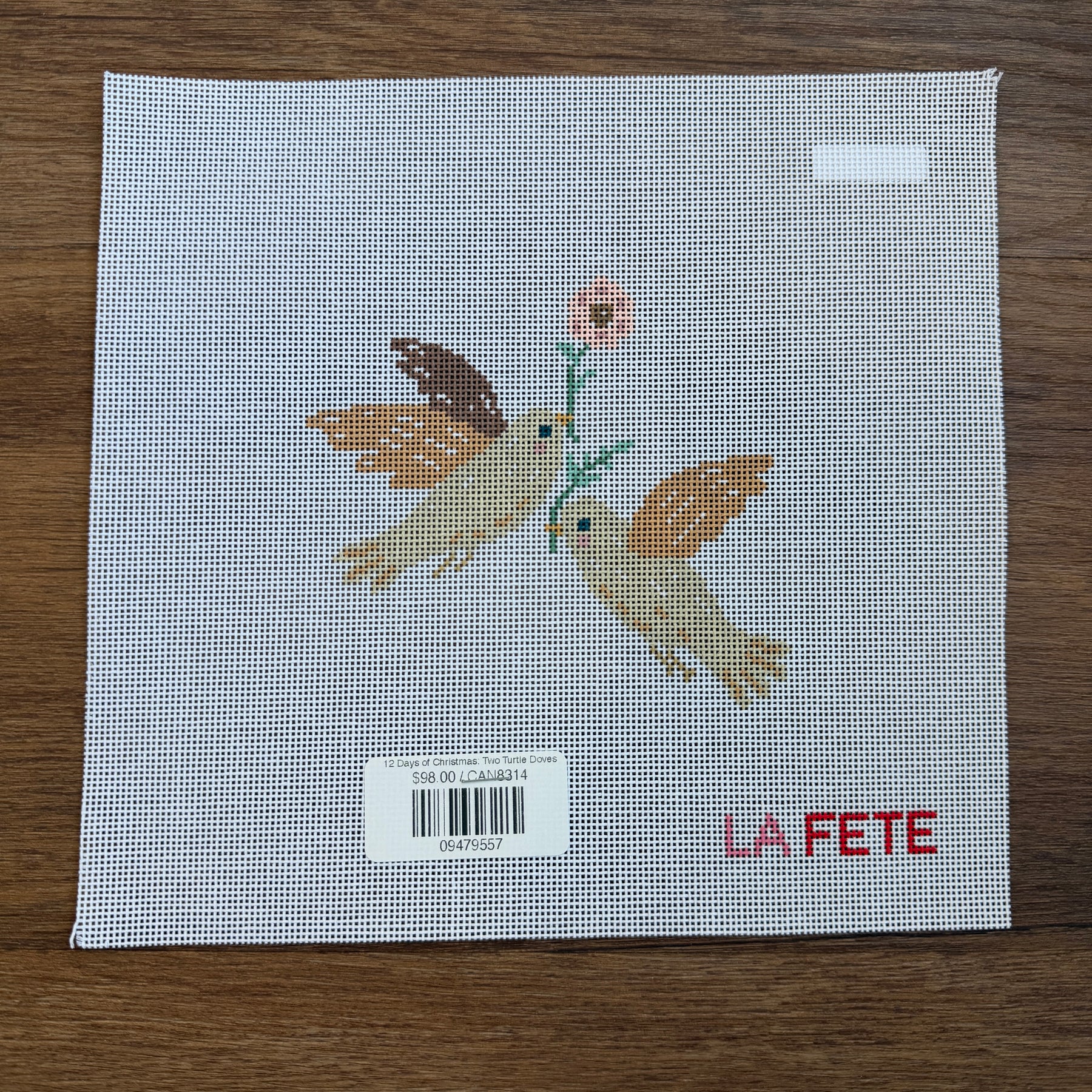 12 Days of Christmas: Two Turtle Doves – The Needlepoint Clubhouse