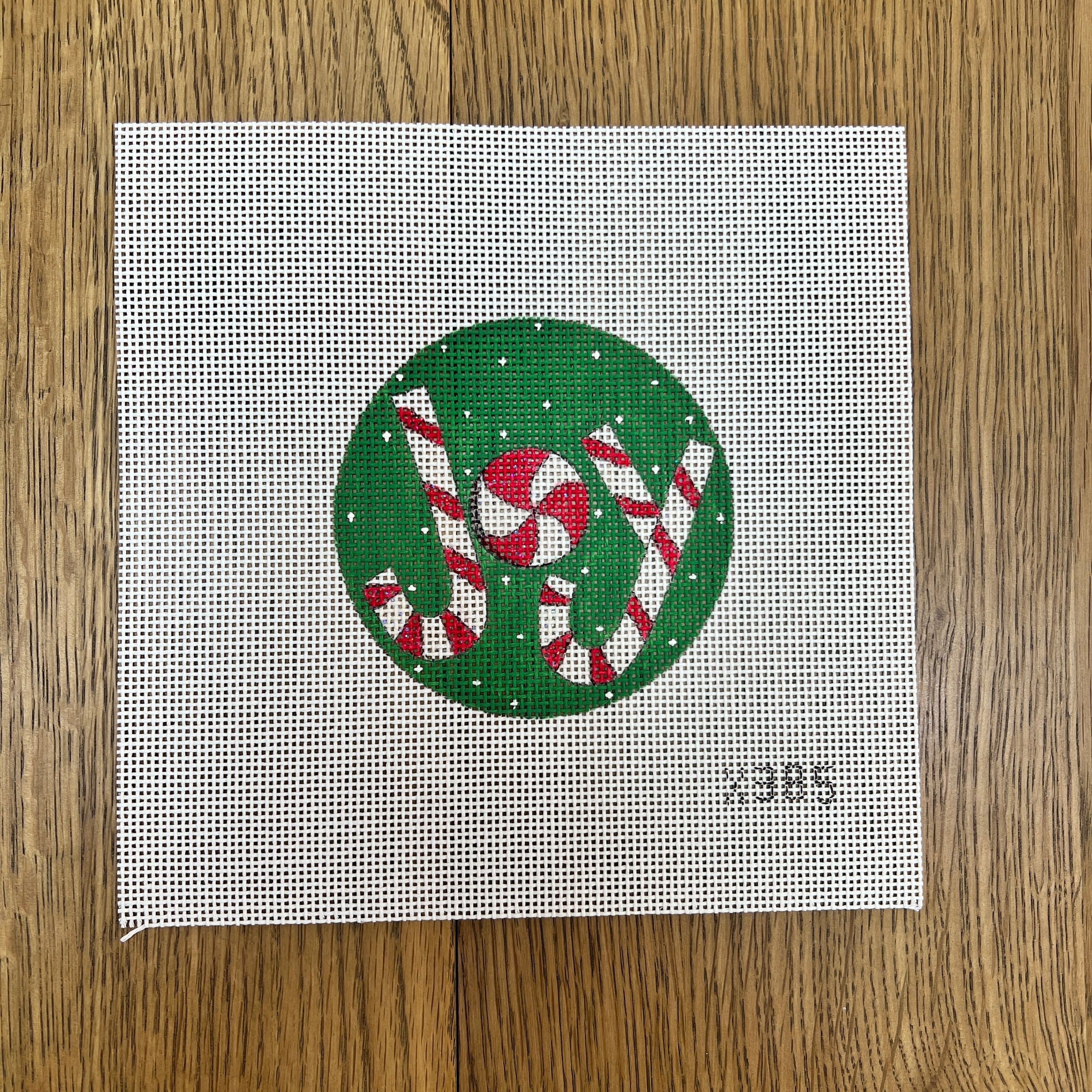 Joy Candy Cane Stripes – The Needlepoint Clubhouse