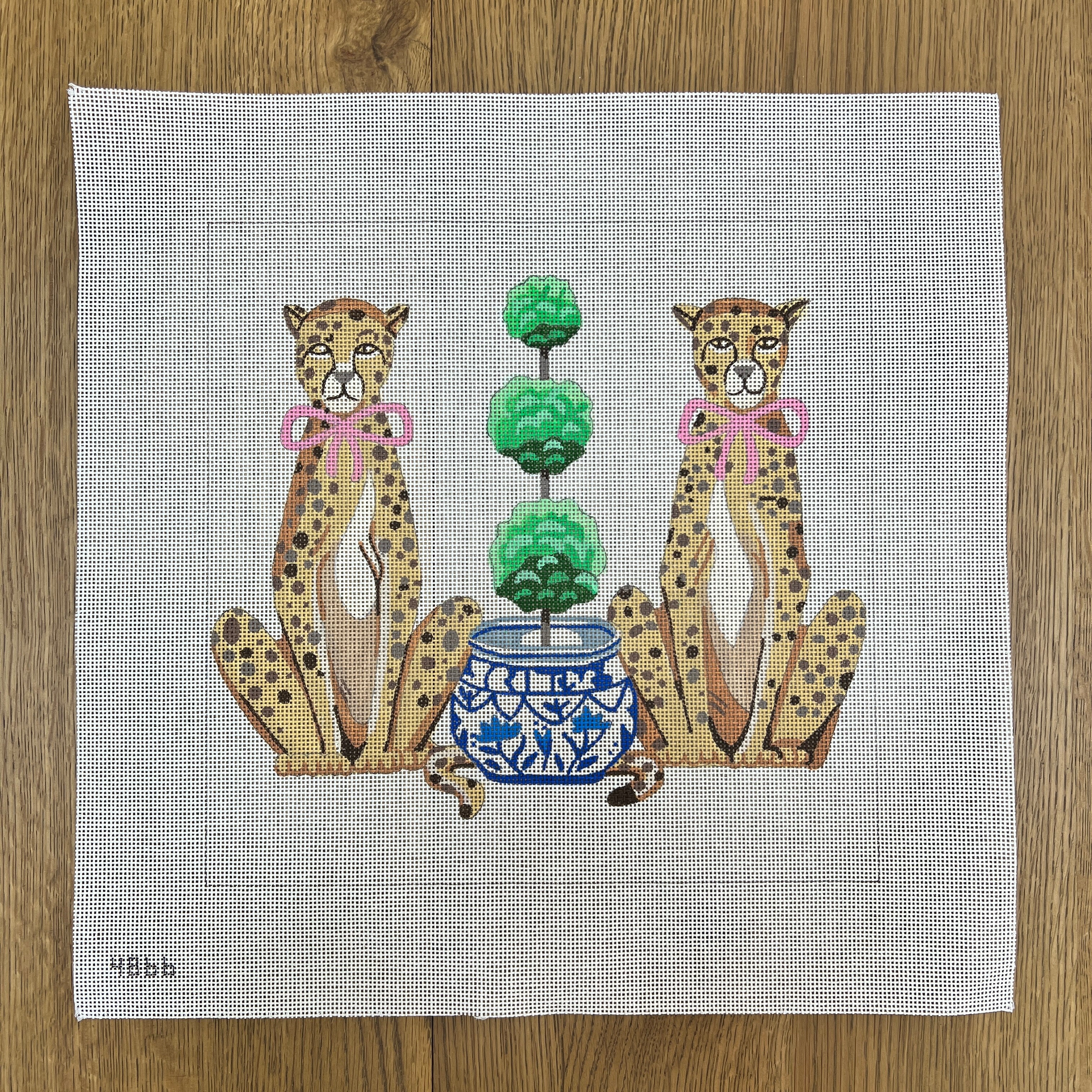 Leopard Twins – The Needlepoint Clubhouse