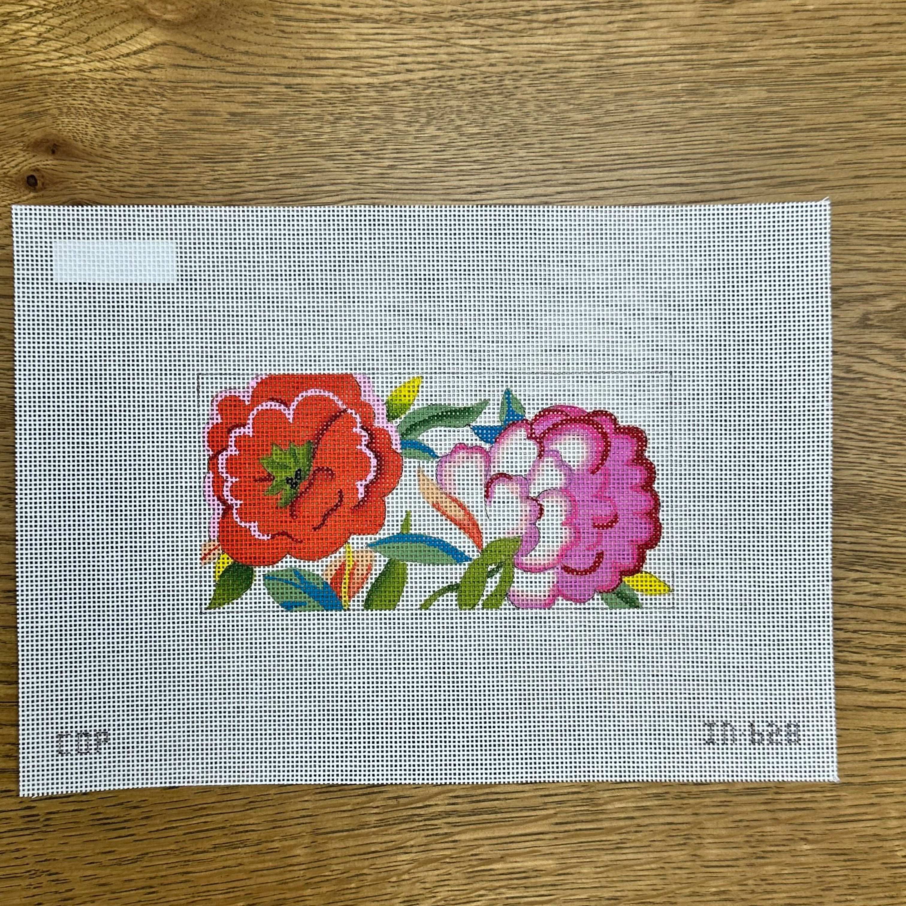 Bright Floral Insert – The Needlepoint Clubhouse