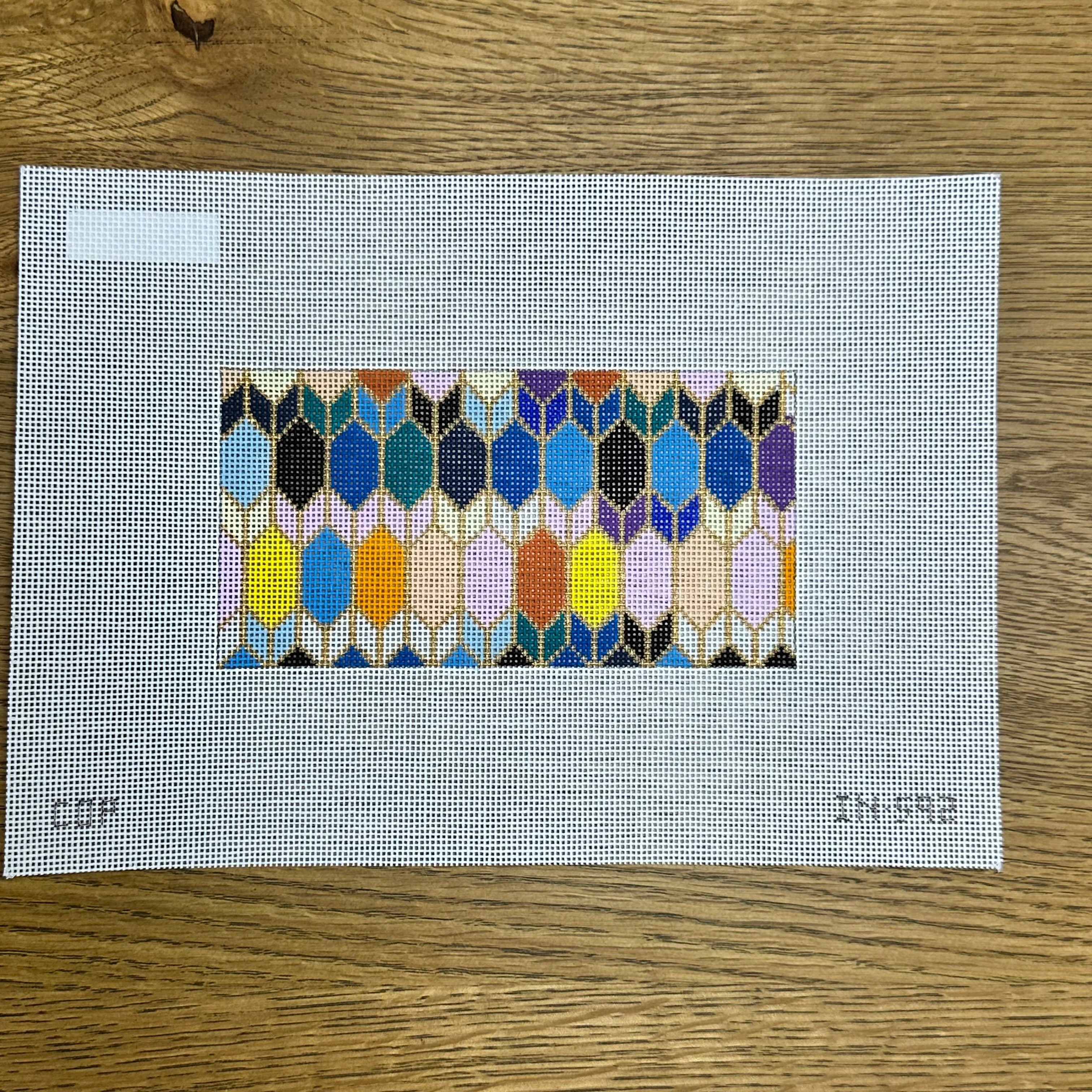 Bright Geometric Insert – The Needlepoint Clubhouse