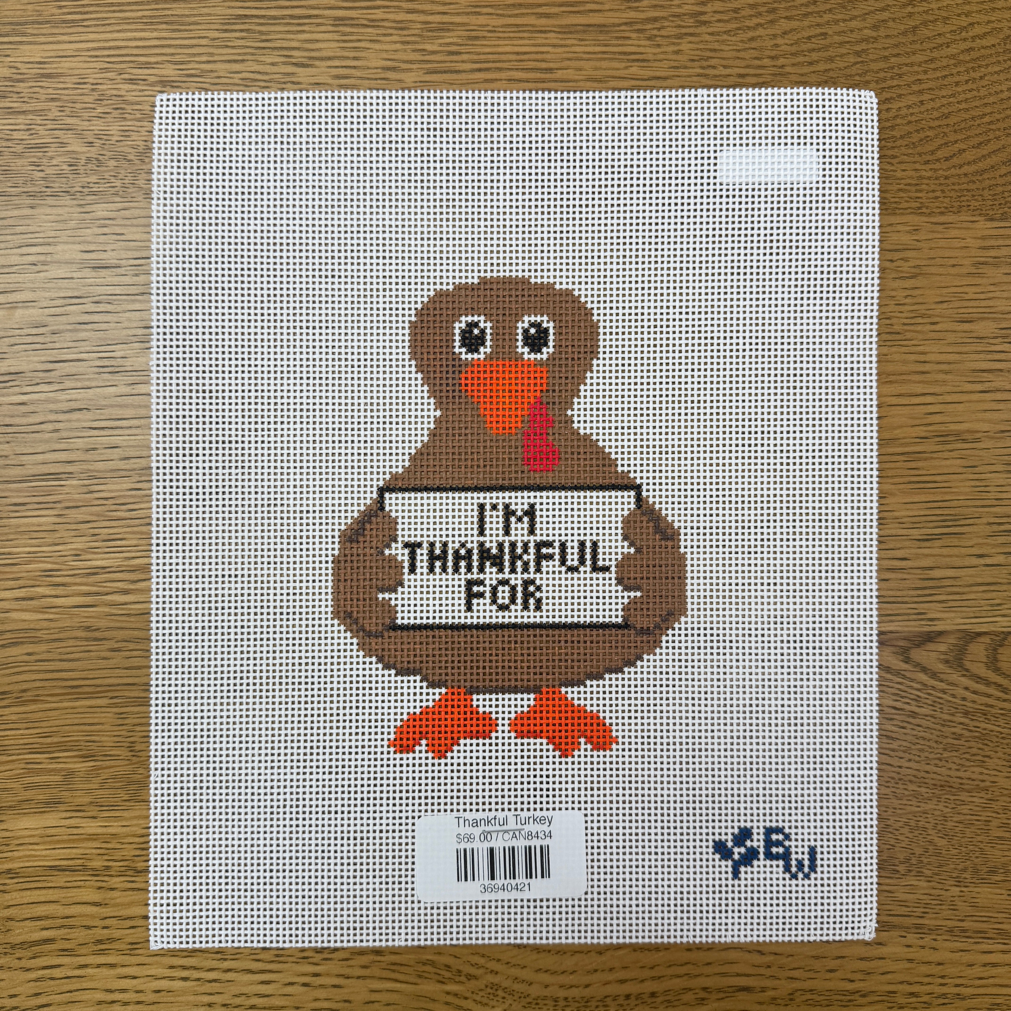Thankful Turkey – The Needlepoint Clubhouse