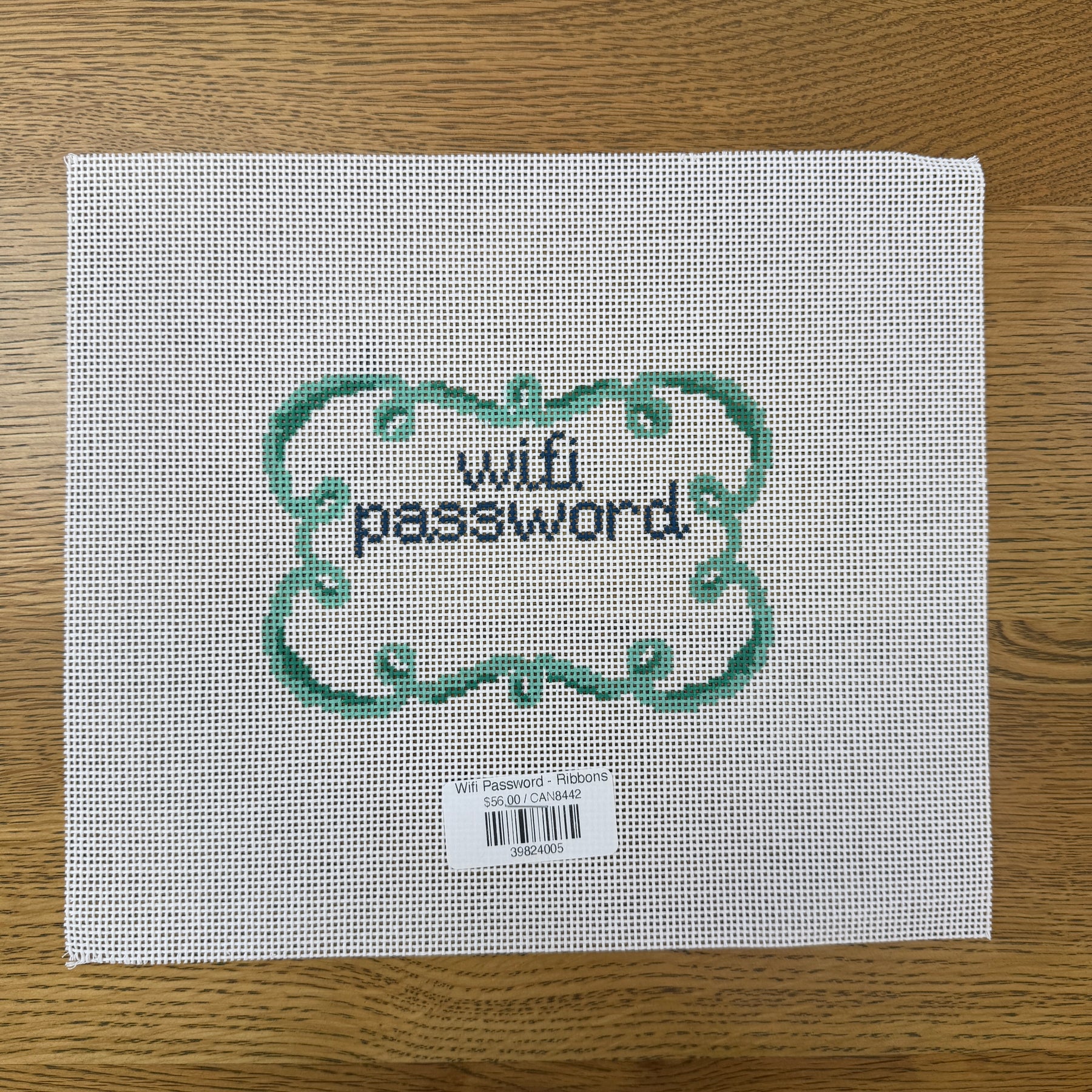Wifi Password - Ribbons – The Needlepoint Clubhouse