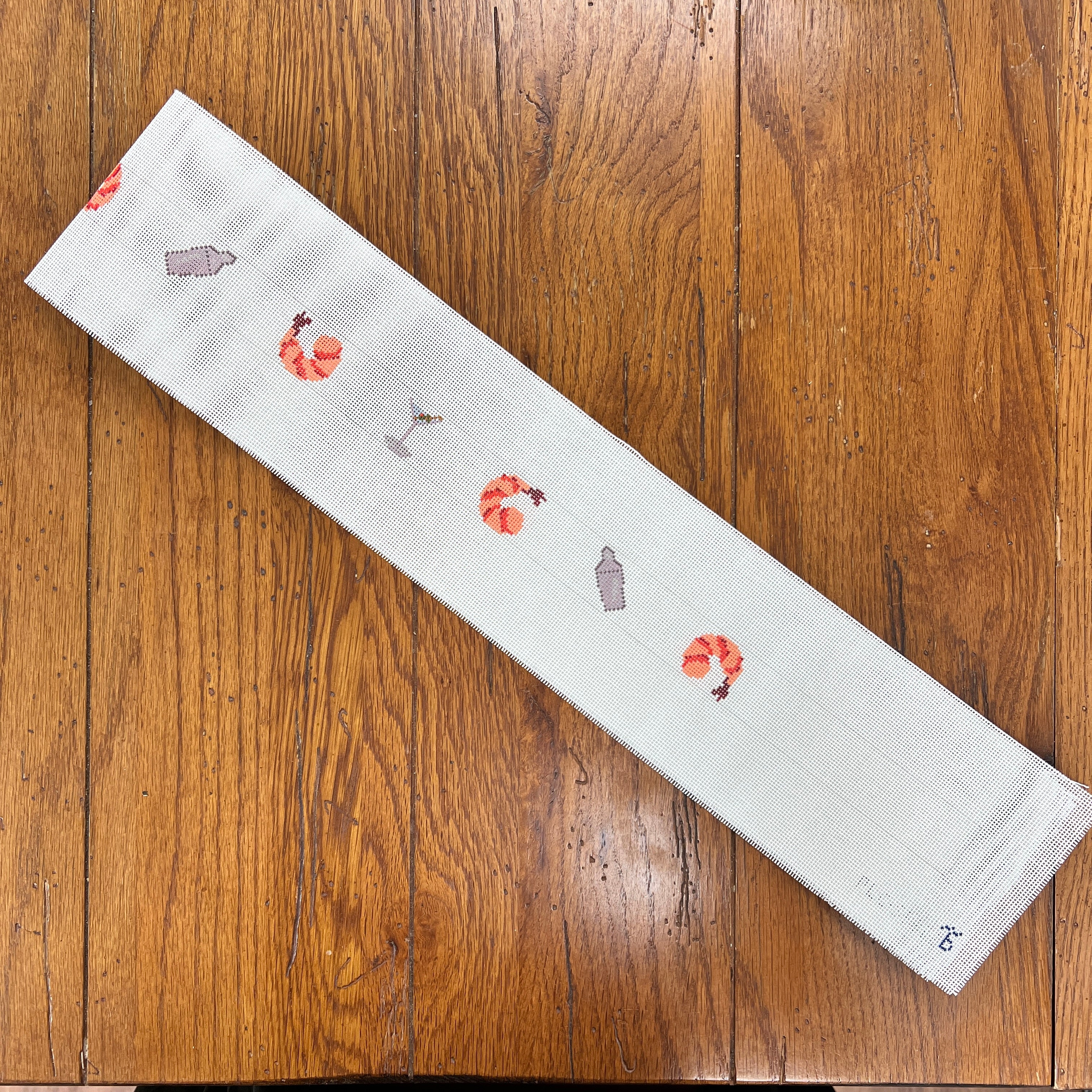 Shrimp Cocktail Puns Belt – The Needlepoint Clubhouse